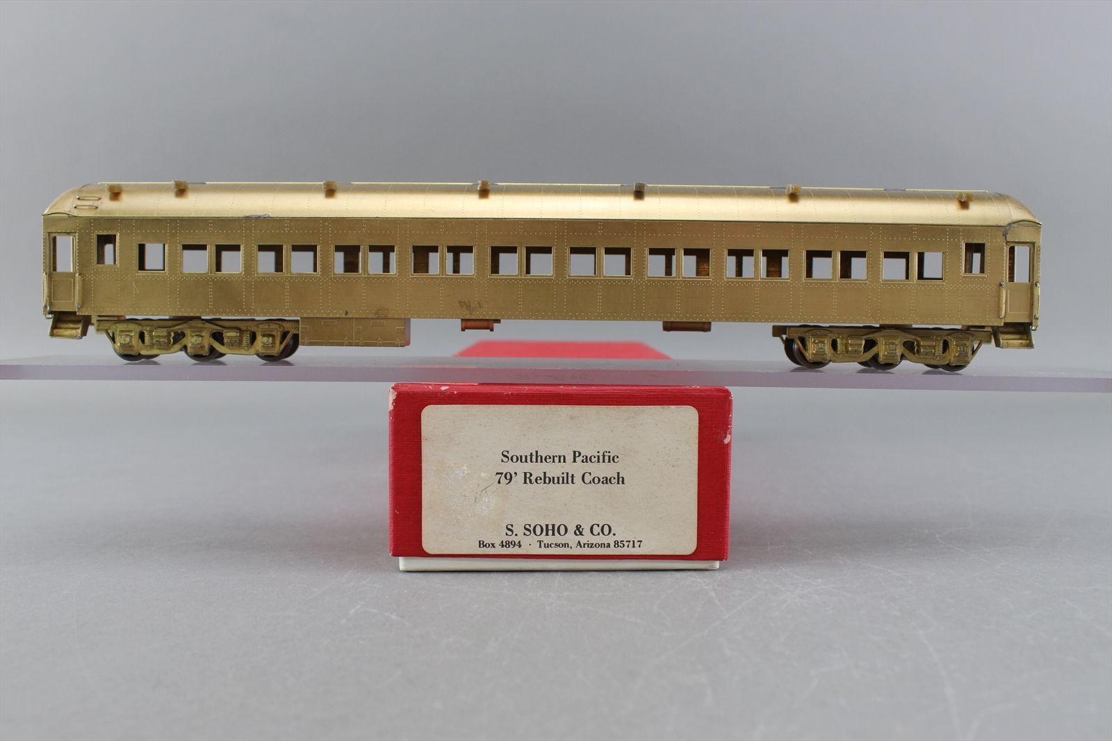HO Brass Model - Soho SP Southern Pacific 79' Rebuilt Coach - Unpainted ...