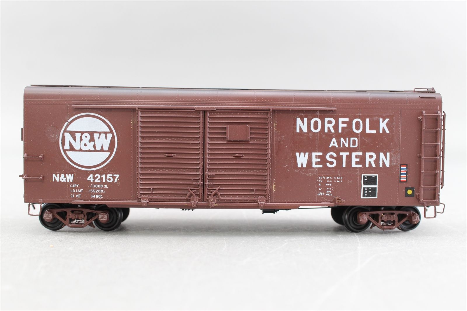 HO Brass Model - W&R N&W Norfolk & Western 40' Round Roof Auto ...