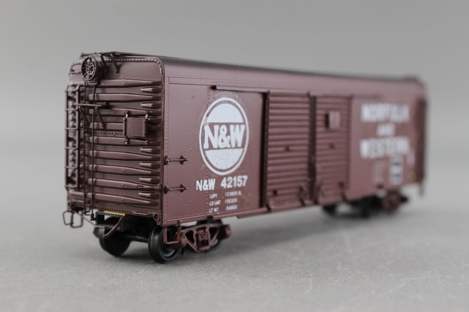 HO Brass Model - W&R N&W Norfolk & Western 40' Round Roof Auto ...