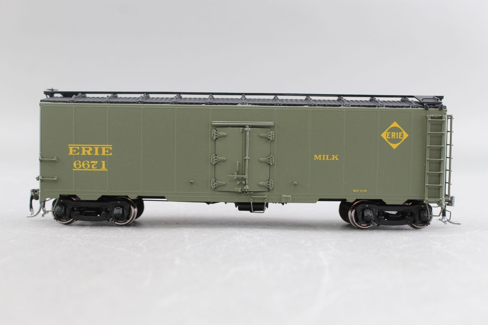 HO Brass Model - ASM American Scale Models ERIE Milk Car #6671 - F/P ...