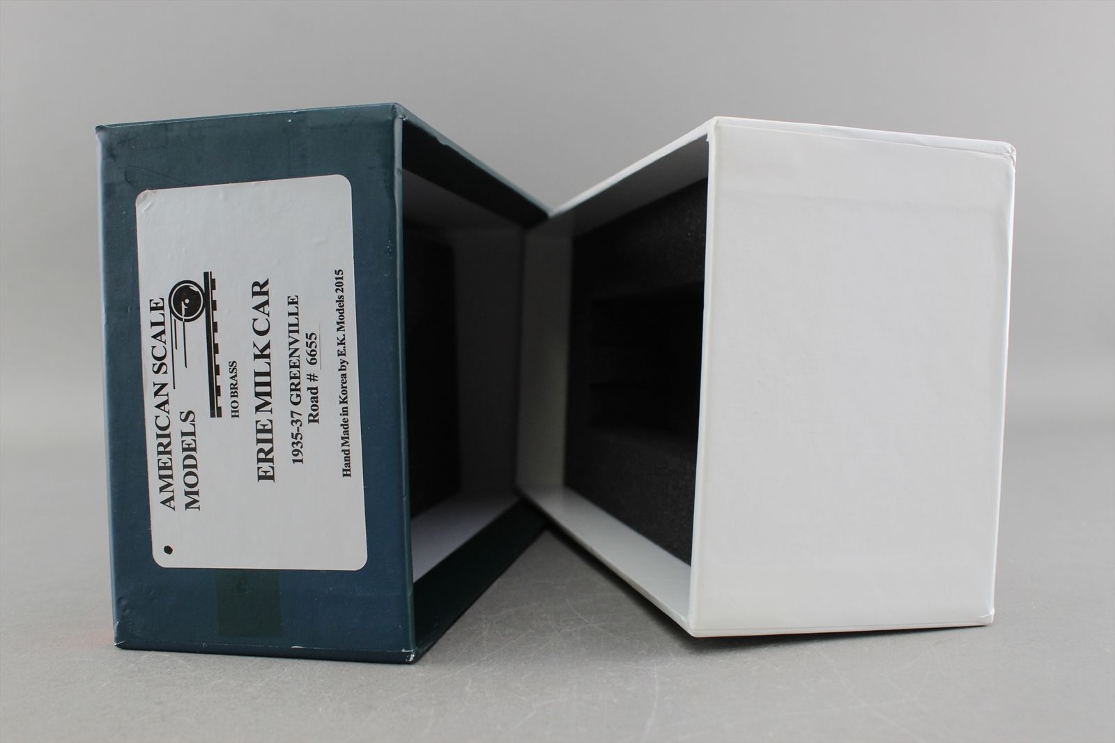 HO Brass Model - ASM American Scale Models ERIE Milk Car #6655 - F/P ...