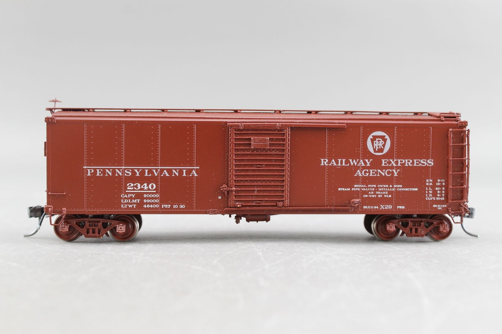HO Brass Model Train - OMI 3013 PRR Pennsylvania X-29 Boxcar #2340 ...