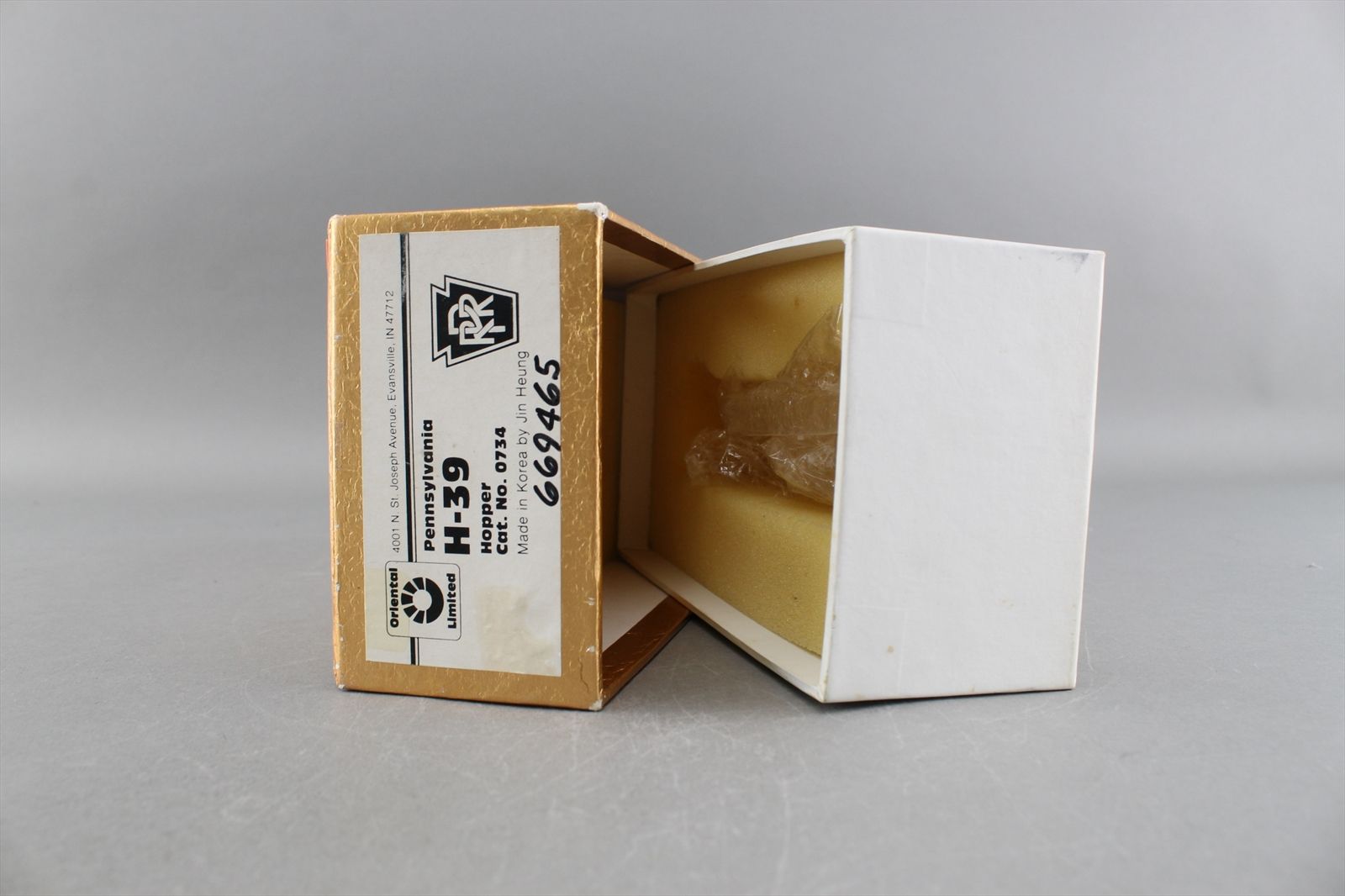 HO Brass Model - Oriental 0734 PRR Pennsylvania H-39 Hopper Car #667181 ...