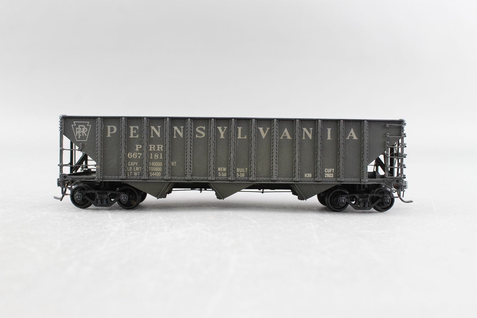 HO Brass Model - Oriental 0734 PRR Pennsylvania H-39 Hopper Car #667181 ...