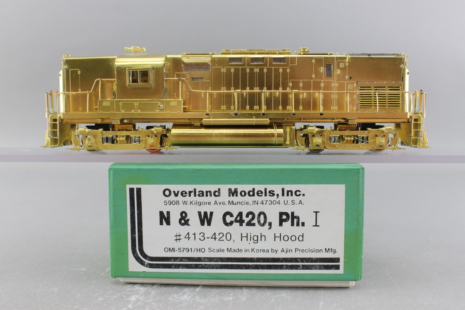 HO Brass Model - OMI 5790 NKP Nickel Plate Road C420 Ph. I #413 - 420 ...