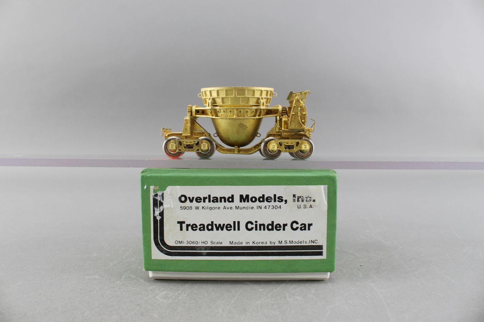 HO Brass Model - OMI 3060 Treadwell Cinder Car - Unpainted - 1986 Run ...