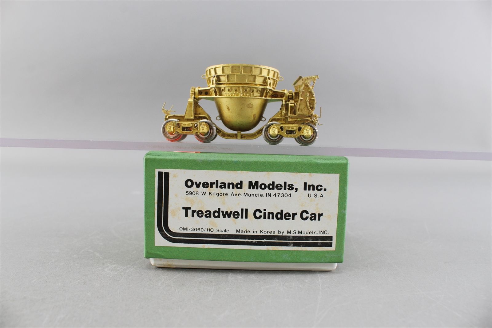 HO Brass Model - OMI 3060 Treadwell Cinder Car - Unpainted - 1986 Run ...