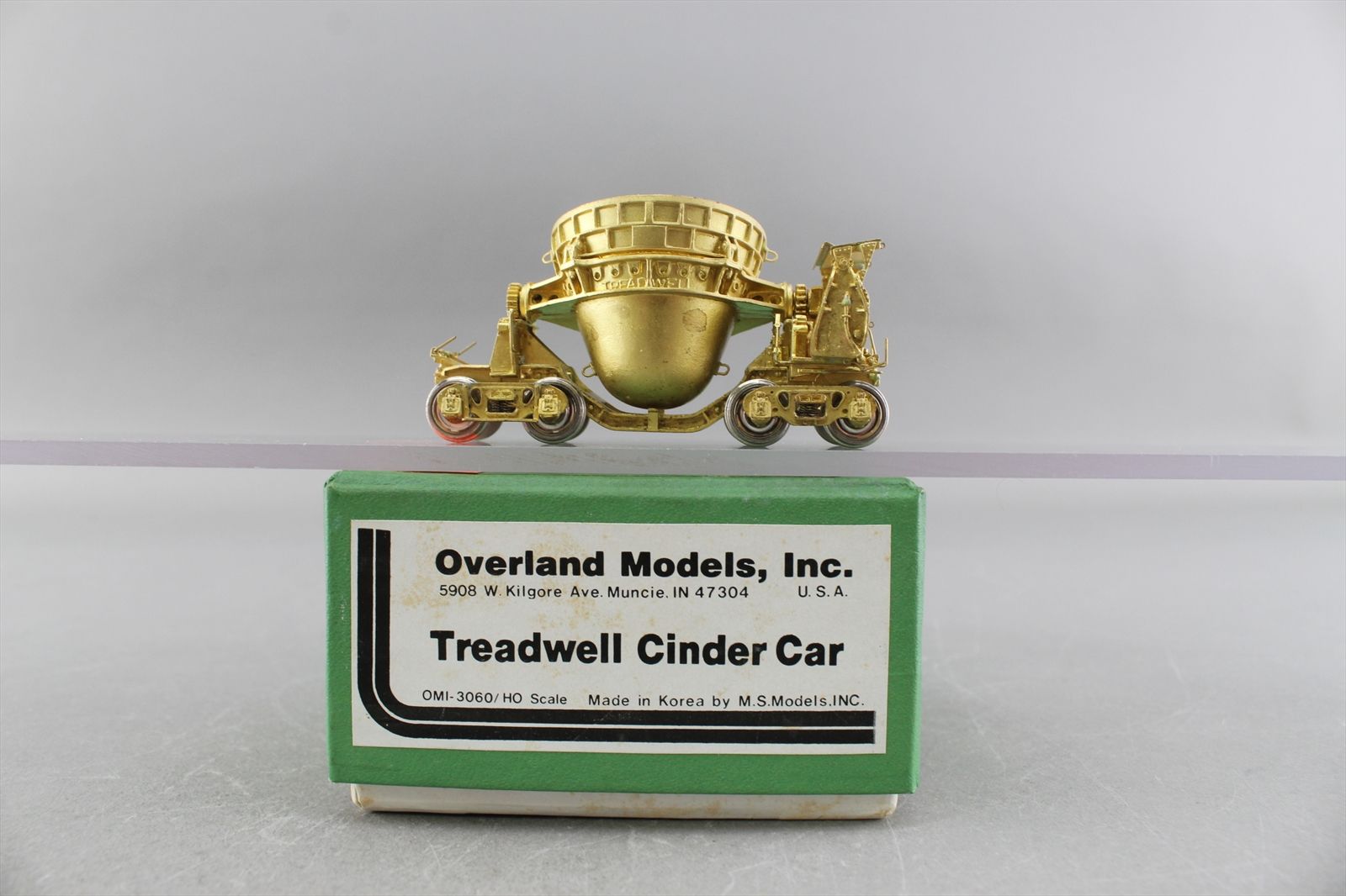 HO Brass Model - OMI 3060 Treadwell Cinder Car - Unpainted - 1986 Run ...