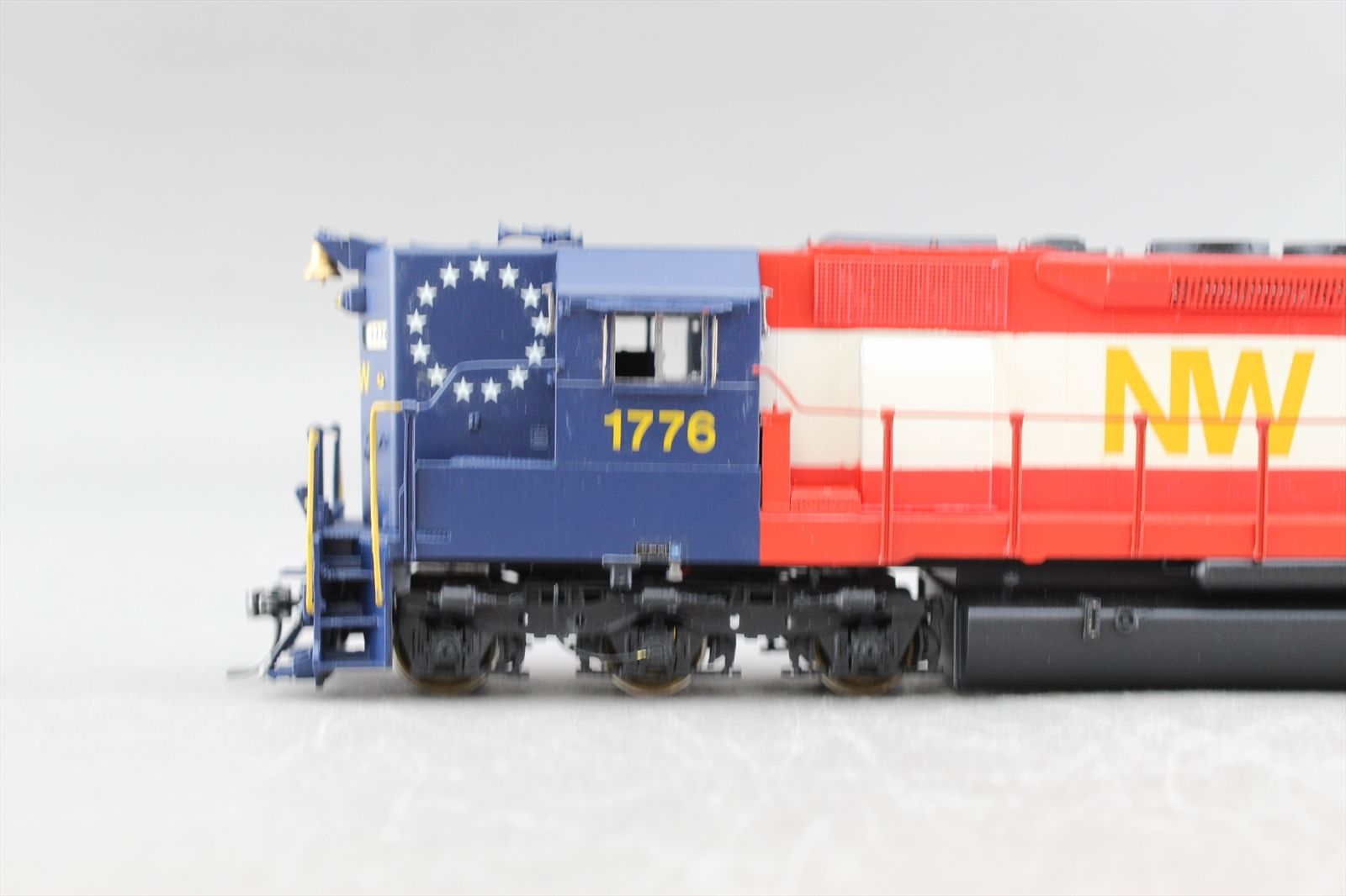 HO Brass Model - OMI 6077 N&W Norfolk & Western SD45 High Hood Bicentennial #1776 - Custom ...
