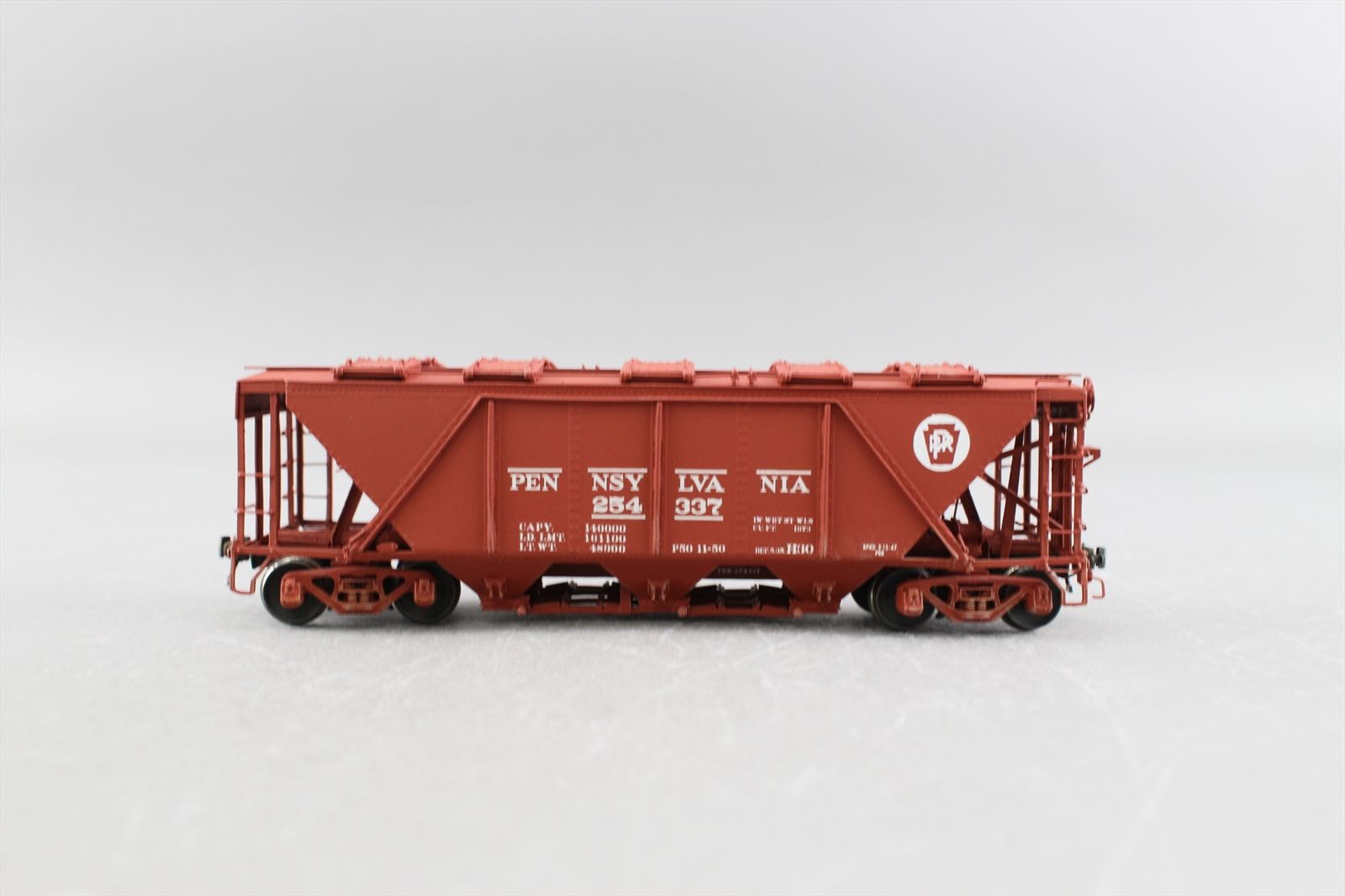 HO Brass Model - OMI 3327 PRR Pennsylvania Covered Hopper H30 #254337 ...