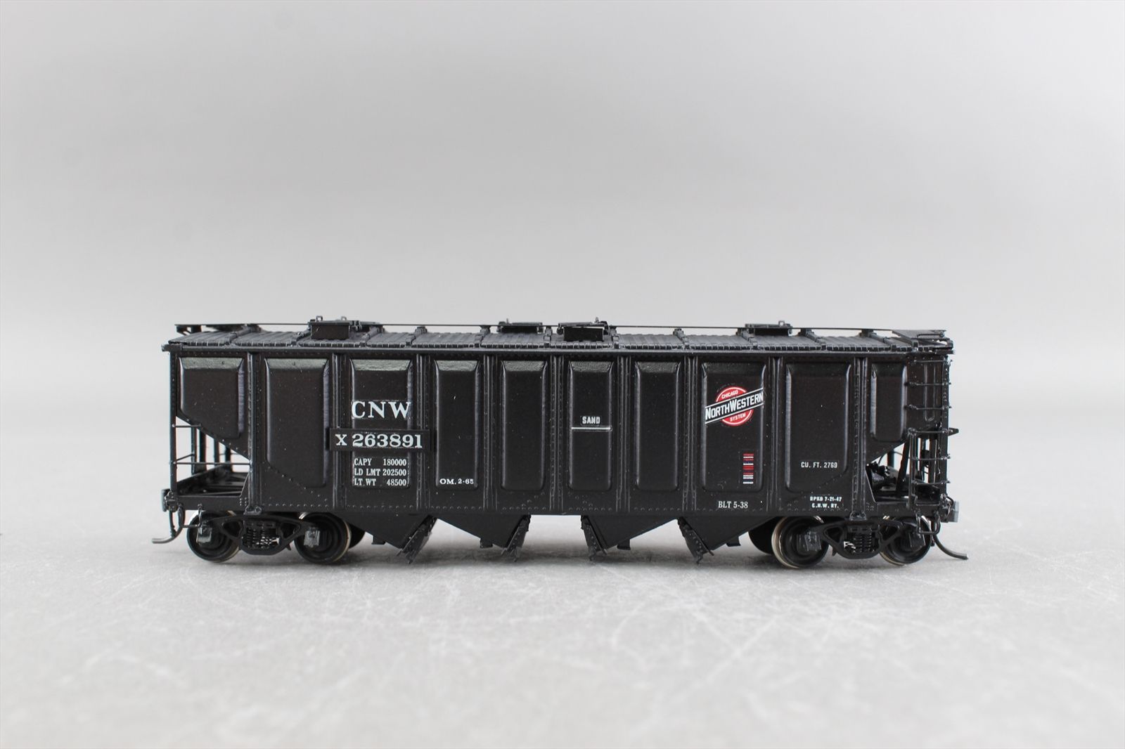 HO Brass Model - OMI 3241 C&NW Chicago & Northwestern Quad Hopper ...