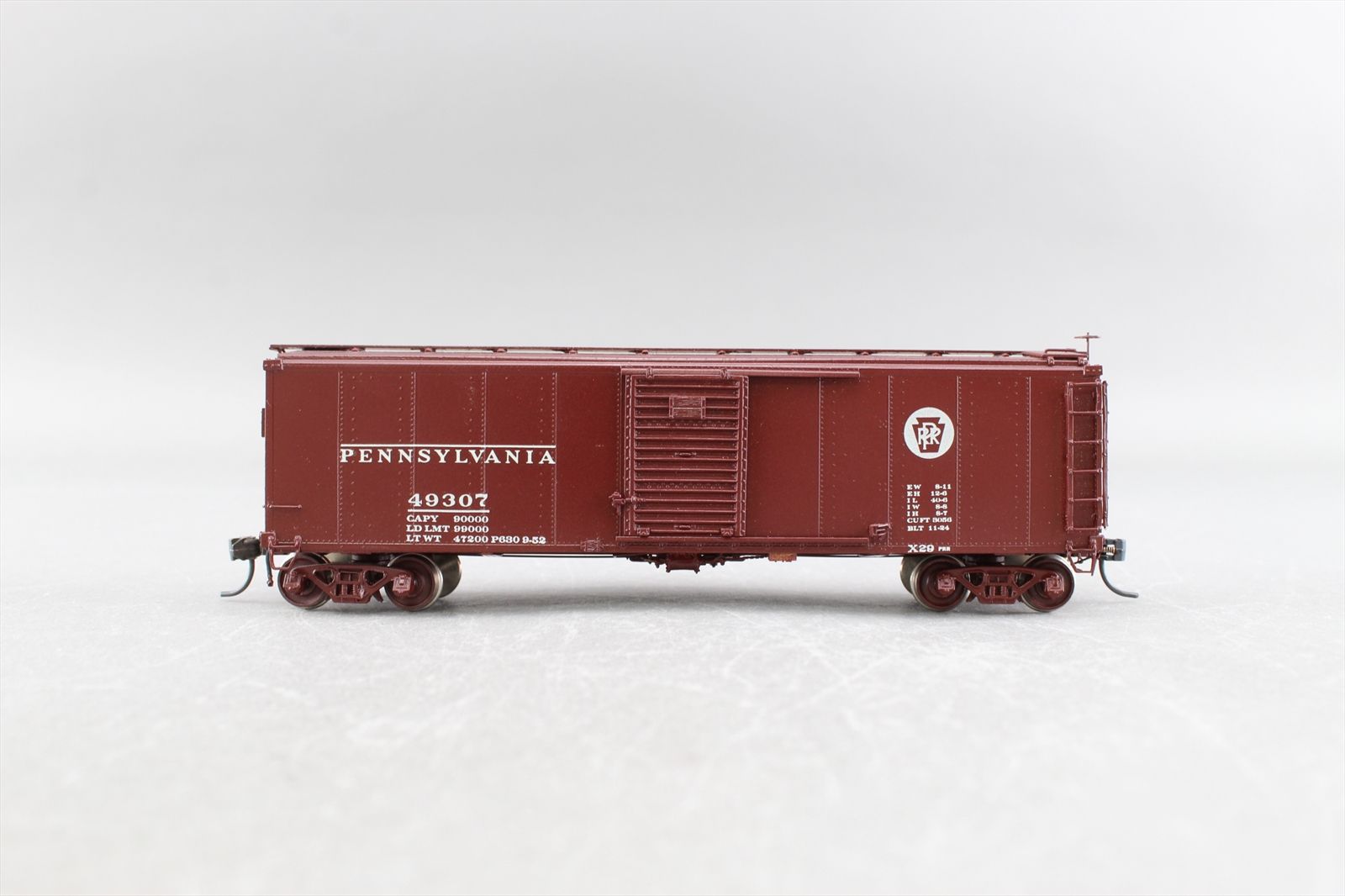 HO Brass Model Train - OMI 3013 PRR Pennsylvania X-29 Boxcar #49307 ...