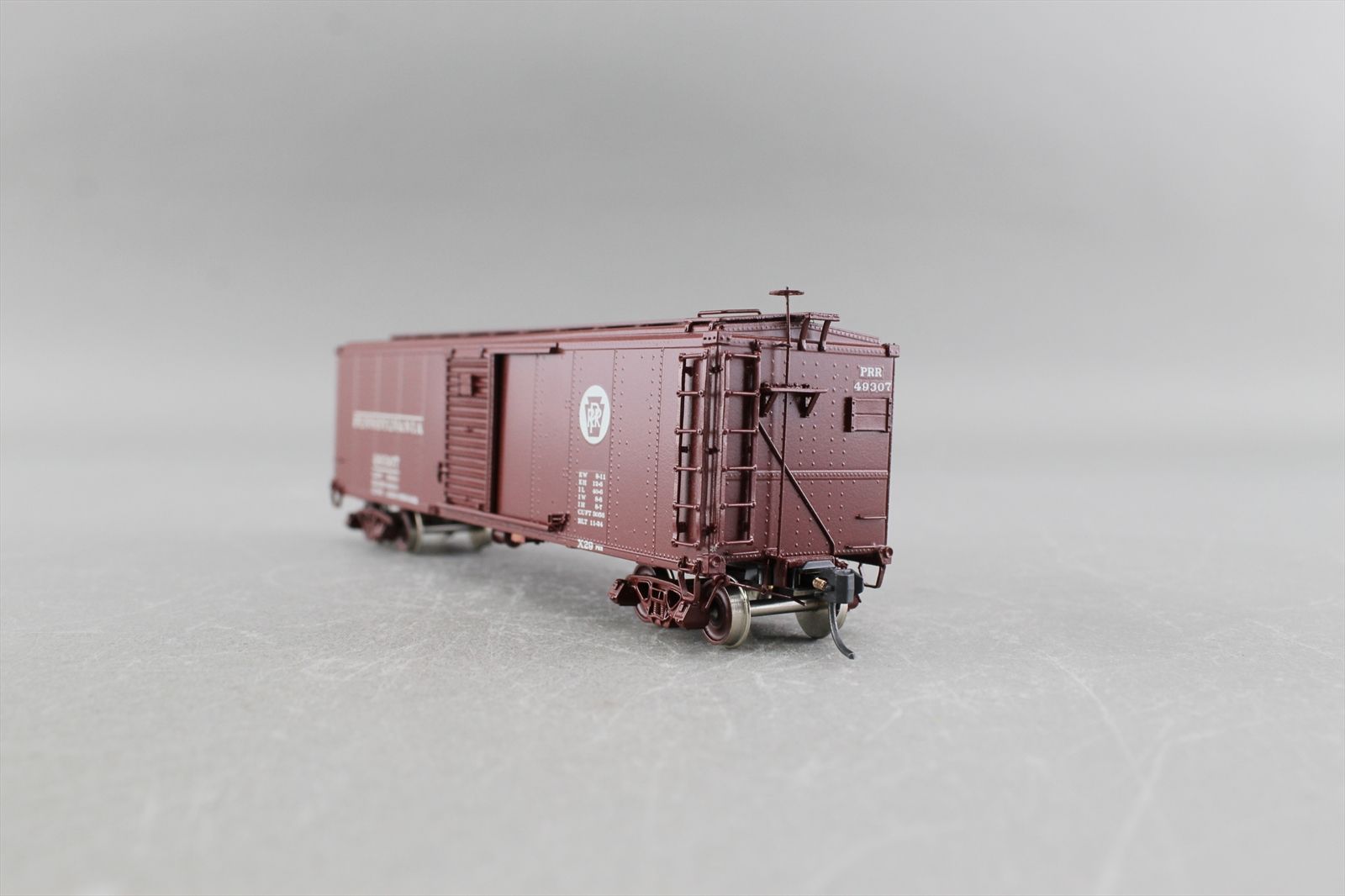 HO Brass Model Train - OMI 3013 PRR Pennsylvania X-29 Boxcar #49307 ...