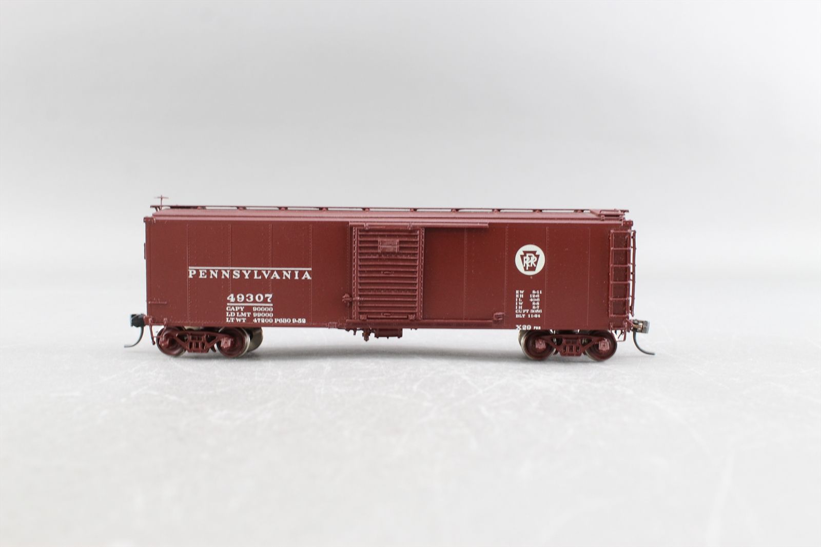 HO Brass Model Train - OMI 3013 PRR Pennsylvania X-29 Boxcar #49307 ...