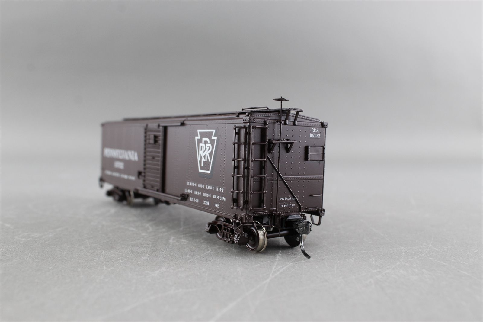 HO Brass Model Train - OMI 3013 PRR Pennsylvania X-29 Boxcar #107032 ...