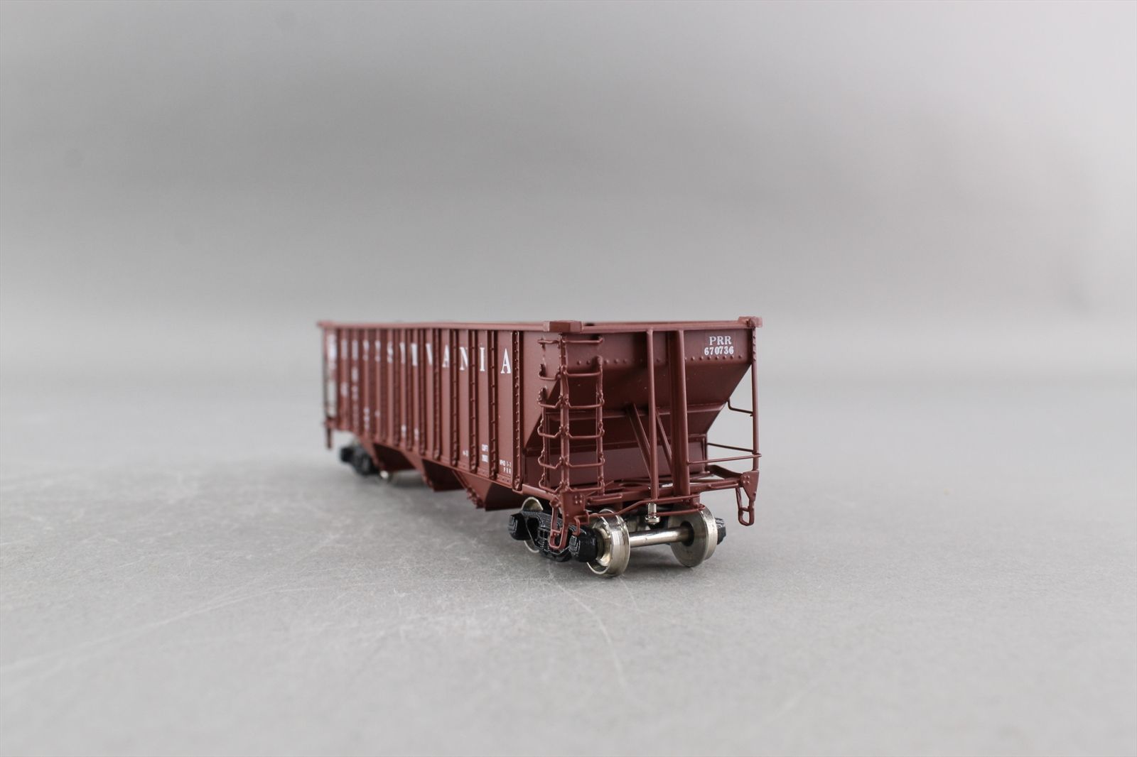 HO Brass Model - PSC 15782-4 PRR Pennsylvania H-39 70-Ton 3 Bay Hopper ...