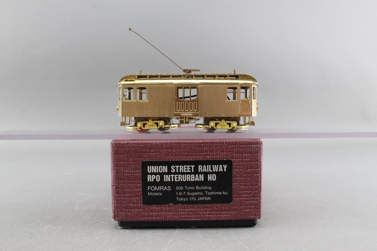 HO Brass Model - Fomras Union Street Railway Interurban RPO - Unpainted