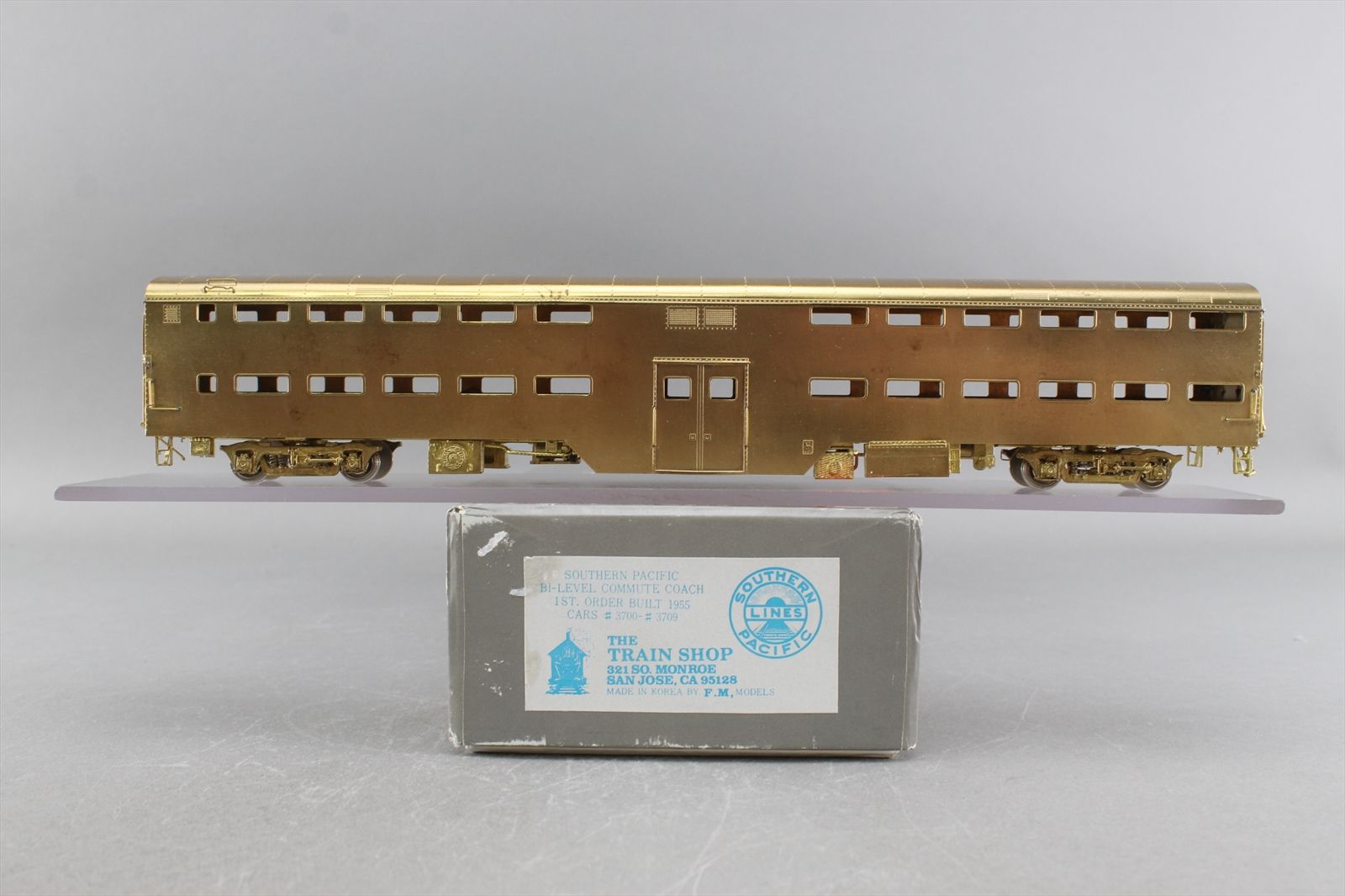 HO Brass Model - TS Train Shop Hallmark SP Southern Pacific Bi-Level ...
