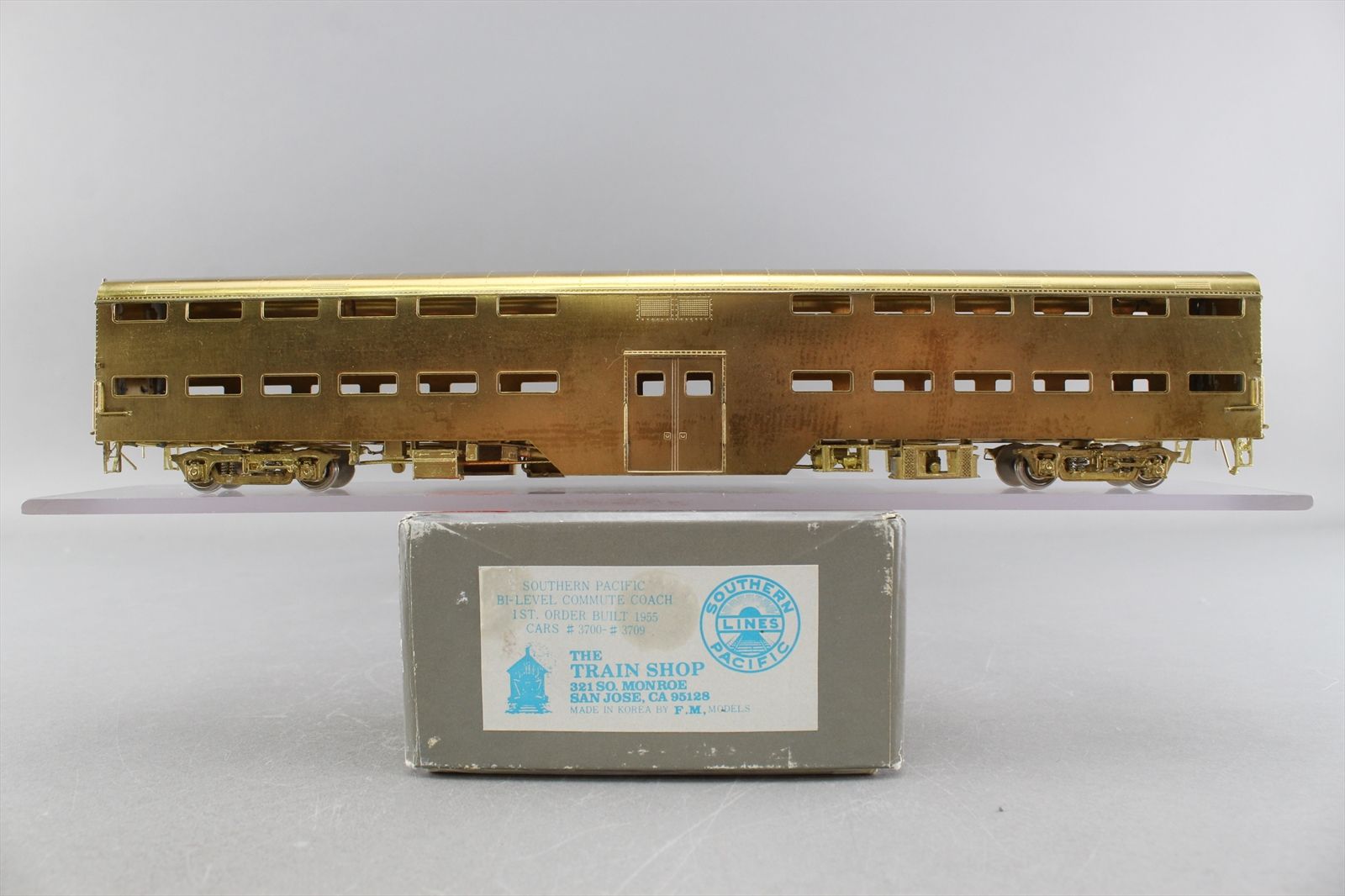 HO Brass Model - TS Train Shop Hallmark SP Southern Pacific Bi-Level ...