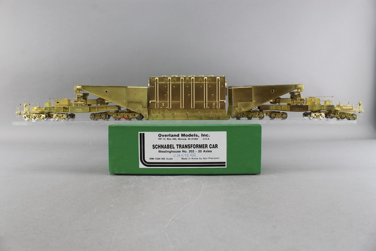 HO Brass Model - OMI 1324 WECX Westinghouse Schnabel Transformer Car ...