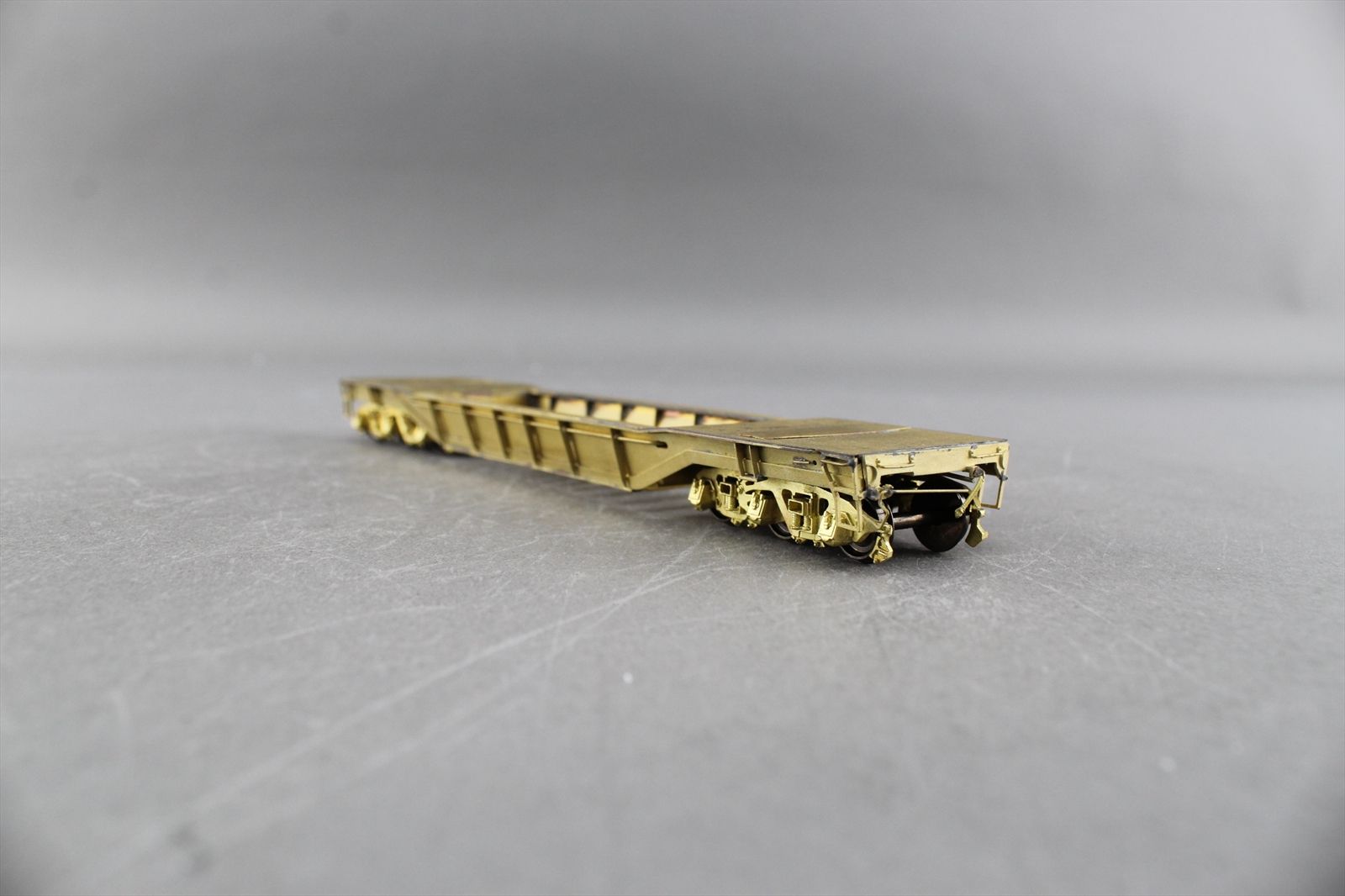 HO Brass Model - Railworks R251 PRR Pennsylvania F-33 Flatcar Well Car ...