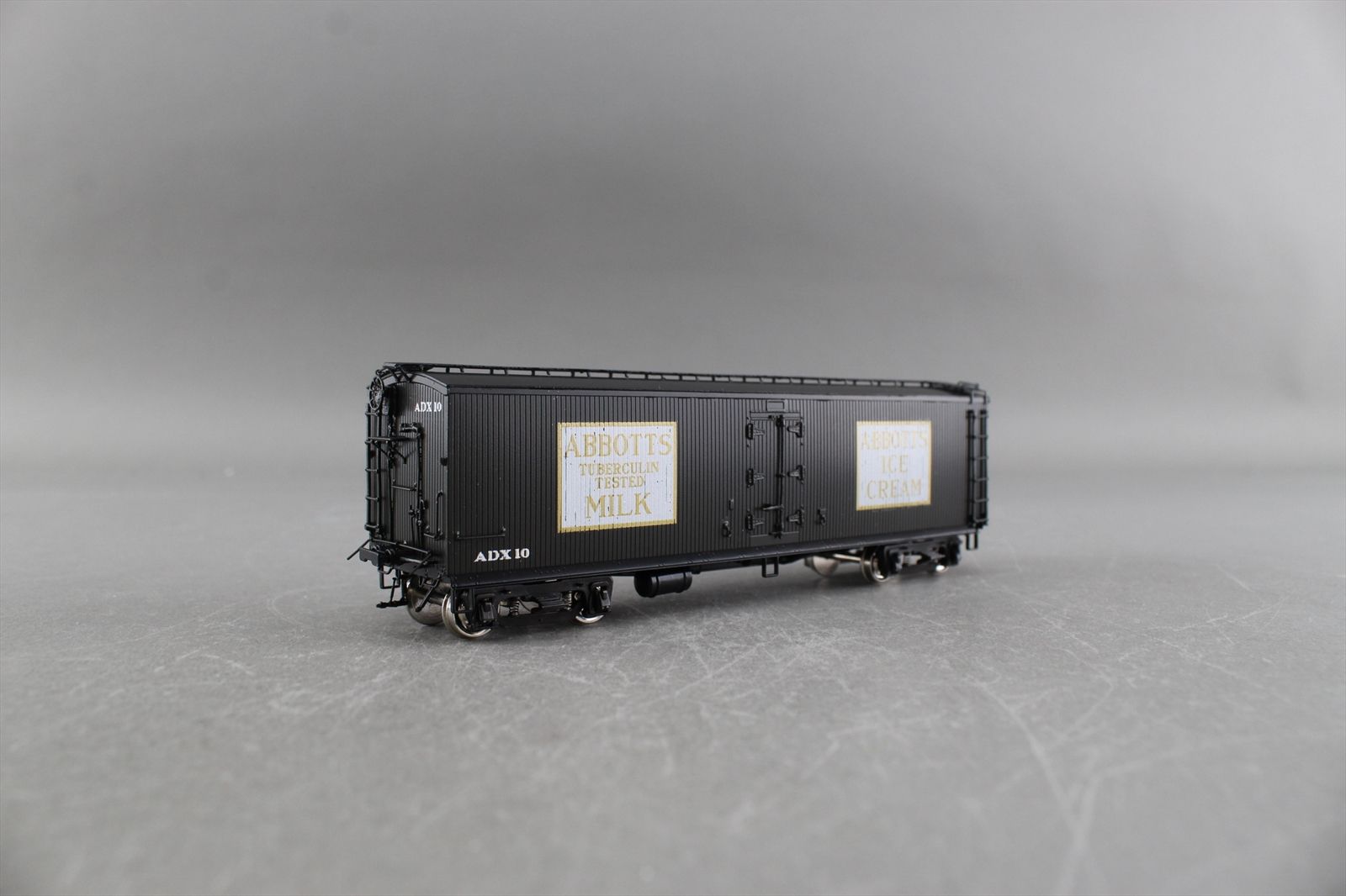 HO Brass Model - PSC ADX Abbott's Milk 41' Round Roof Milk Car #10 - F ...