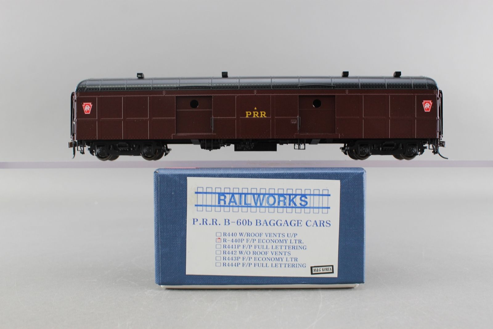HO Brass Model - Railworks R440P PRR Pennsylvania B-60b Economy Baggage ...