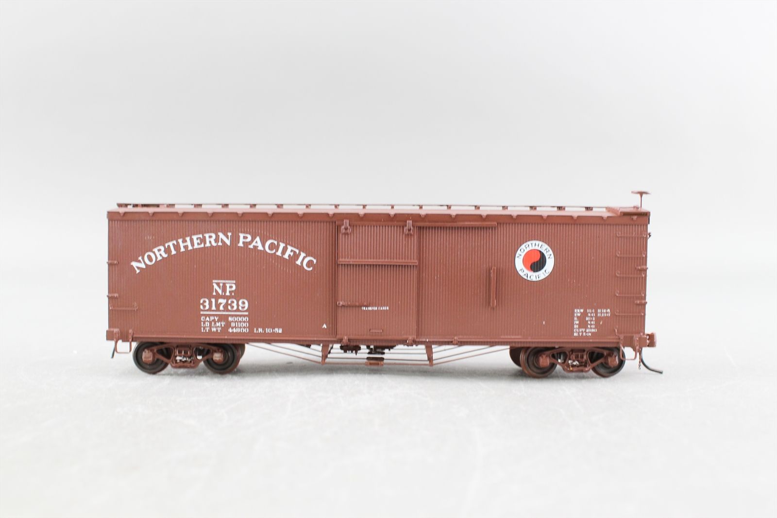 HO Brass Model - W&R NP Northern Pacific Truss Rod Boxcar Box Car ...