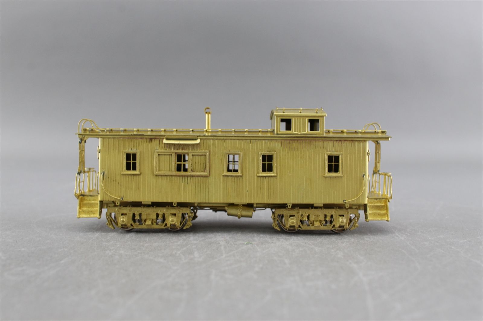 HO Brass Model - OMI 1280 C&NW Chicago Northwestern Wood Caboose - Unpainted - 1989 Run - Ajin