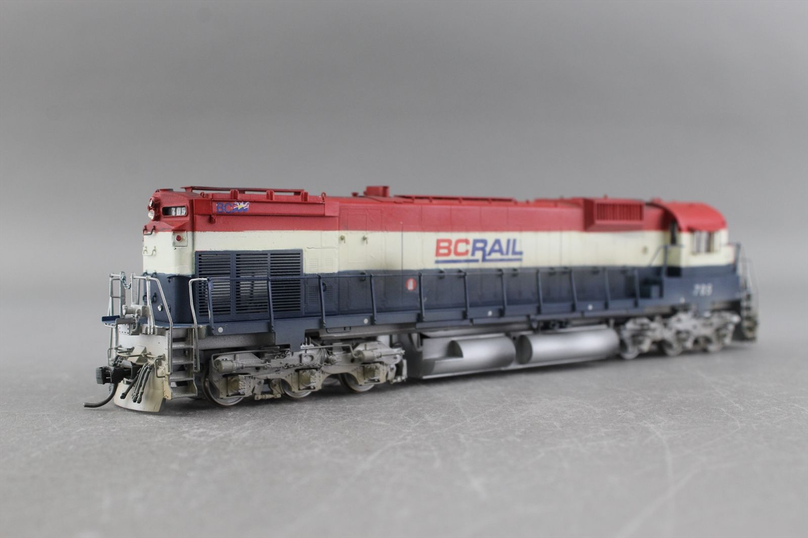 HO Brass Model - OMI 5281 BCR British Columbia M630 #705 - Custom + Weathered - 1991 Run - Ajin