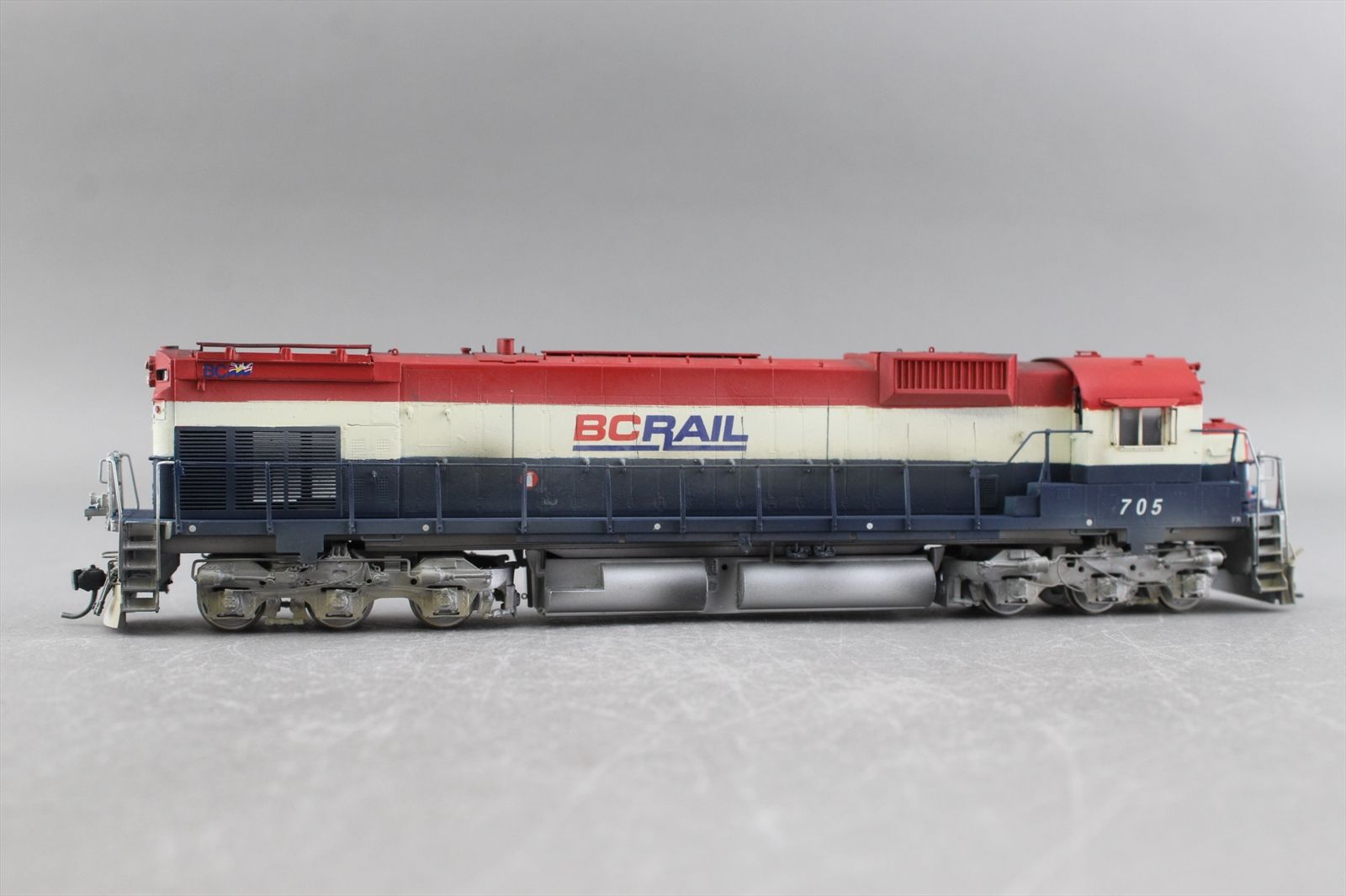 HO Brass Model - OMI 5281 BCR British Columbia M630 #705 - Custom + Weathered - 1991 Run - Ajin