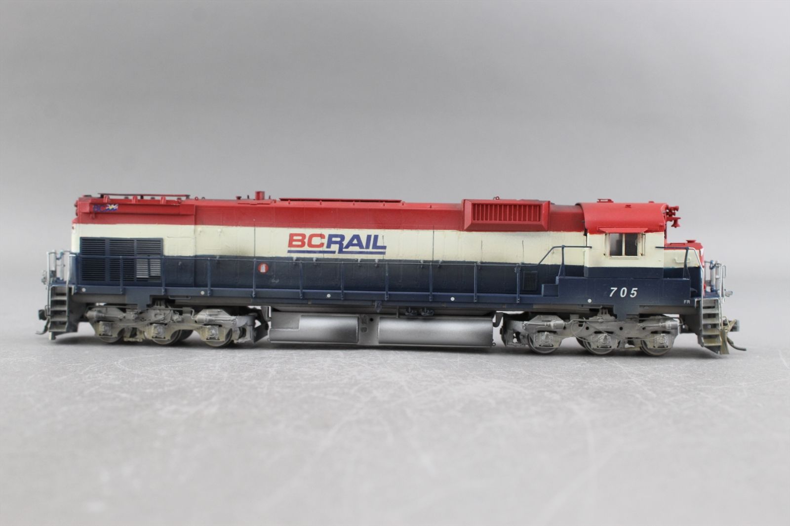 HO Brass Model - OMI 5281 BCR British Columbia M630 #705 - Custom + Weathered - 1991 Run - Ajin