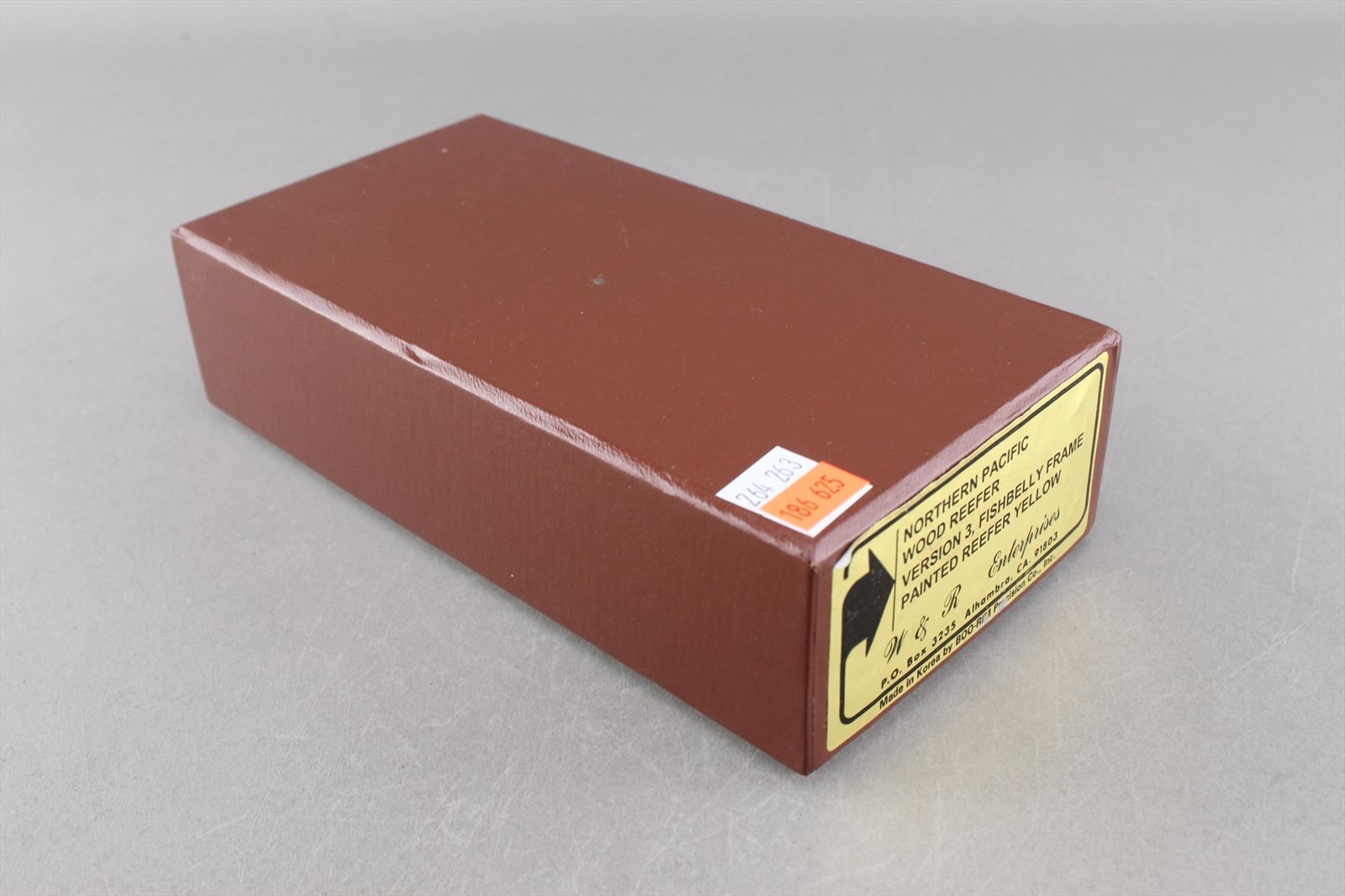 HO Brass Model - W&R Version 3 NP Northern Pacific Wood Reefer Yellow ...