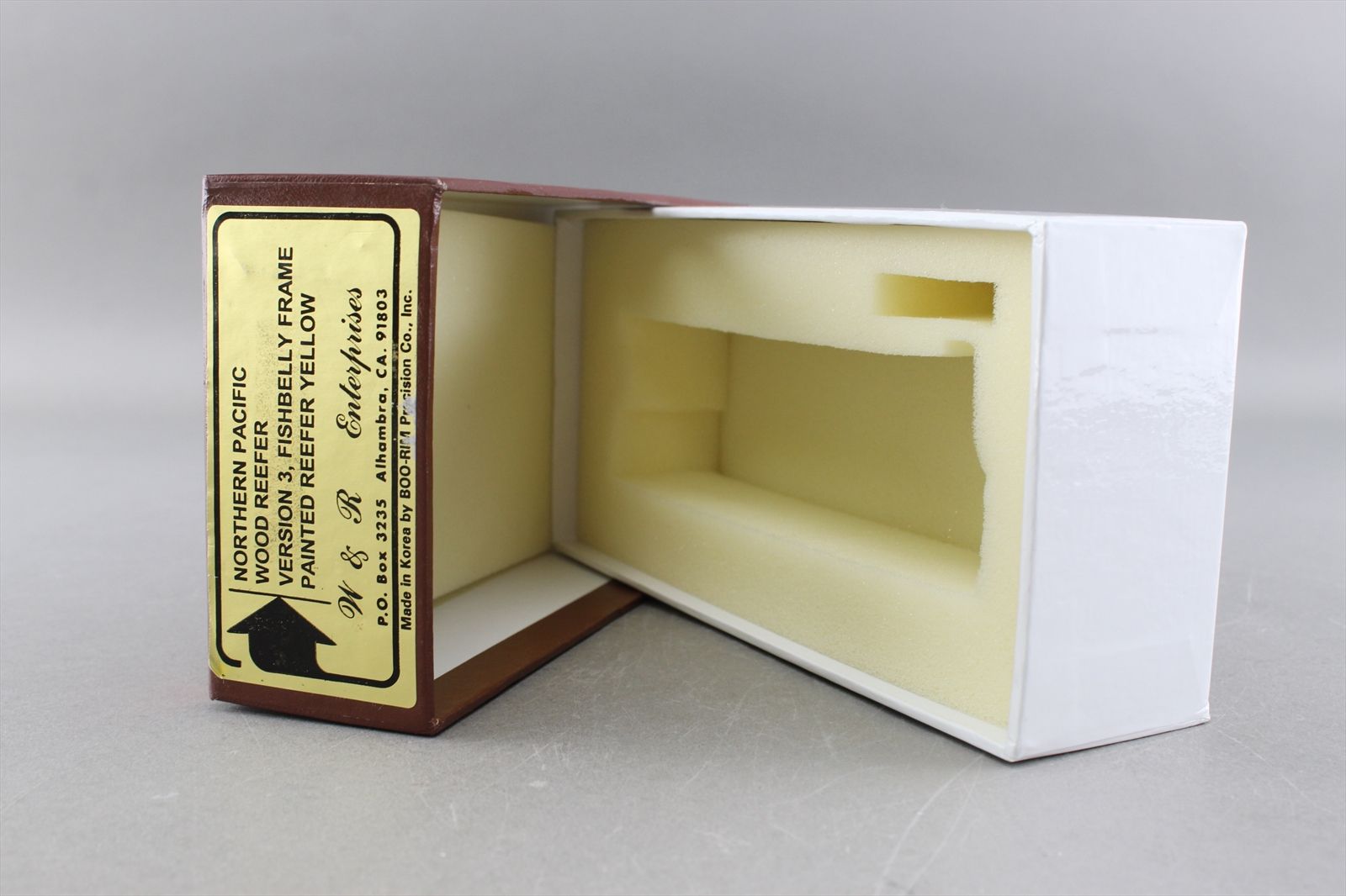 HO Brass Model - W&R Version 3 NP Northern Pacific Wood Reefer Yellow ...