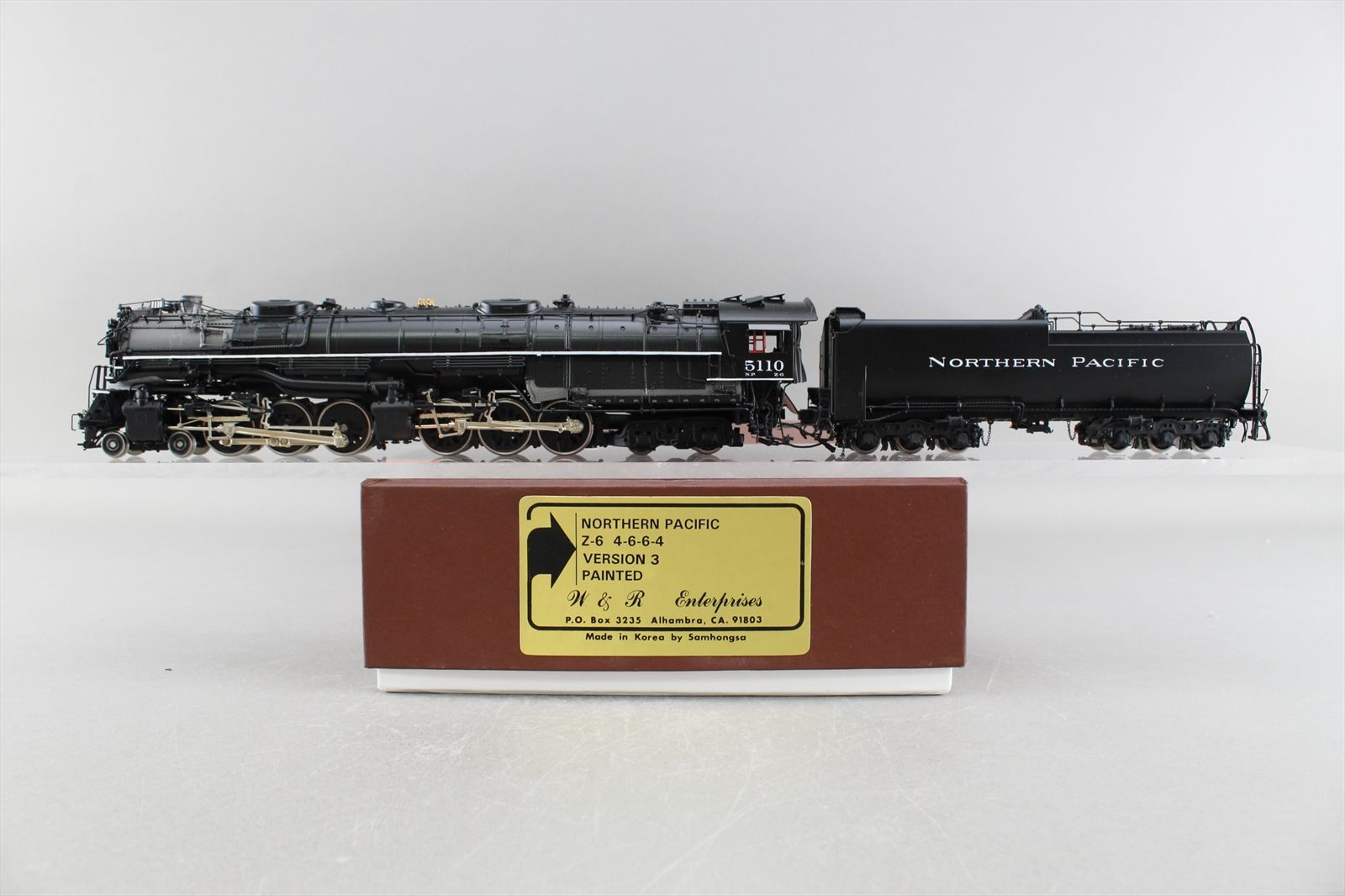 HO Brass Model - W&R Version 3 NP Northern Pacific Z-6 4-6-6-4 #5110 ...