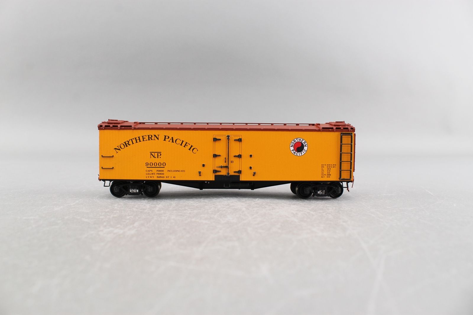 HO Brass Model - W&R Version 4 NP Northern Pacific Reefer Orange ...