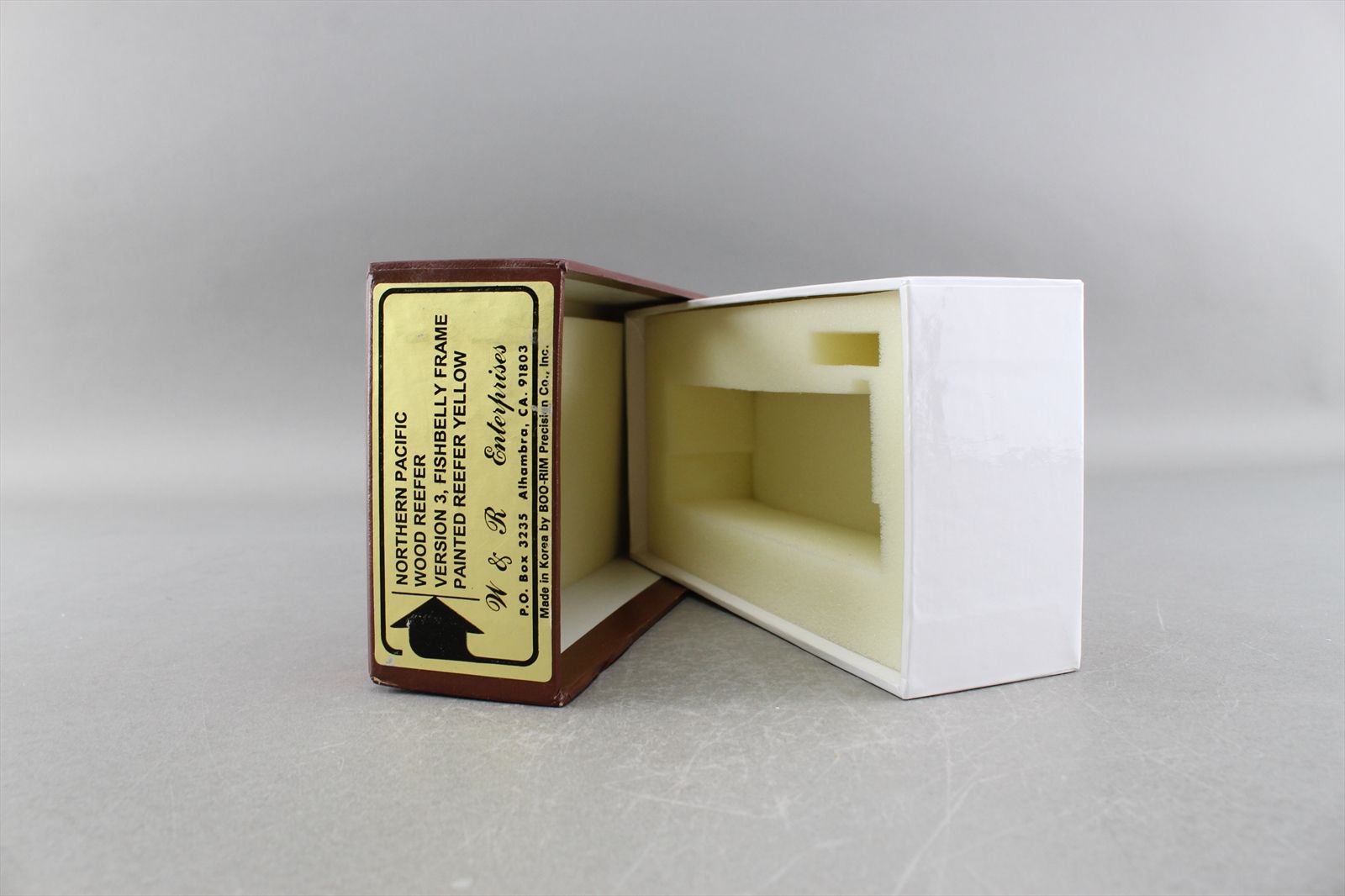 HO Brass Model - W&R Version 3 NP Northern Pacific Wood Reefer Yellow ...