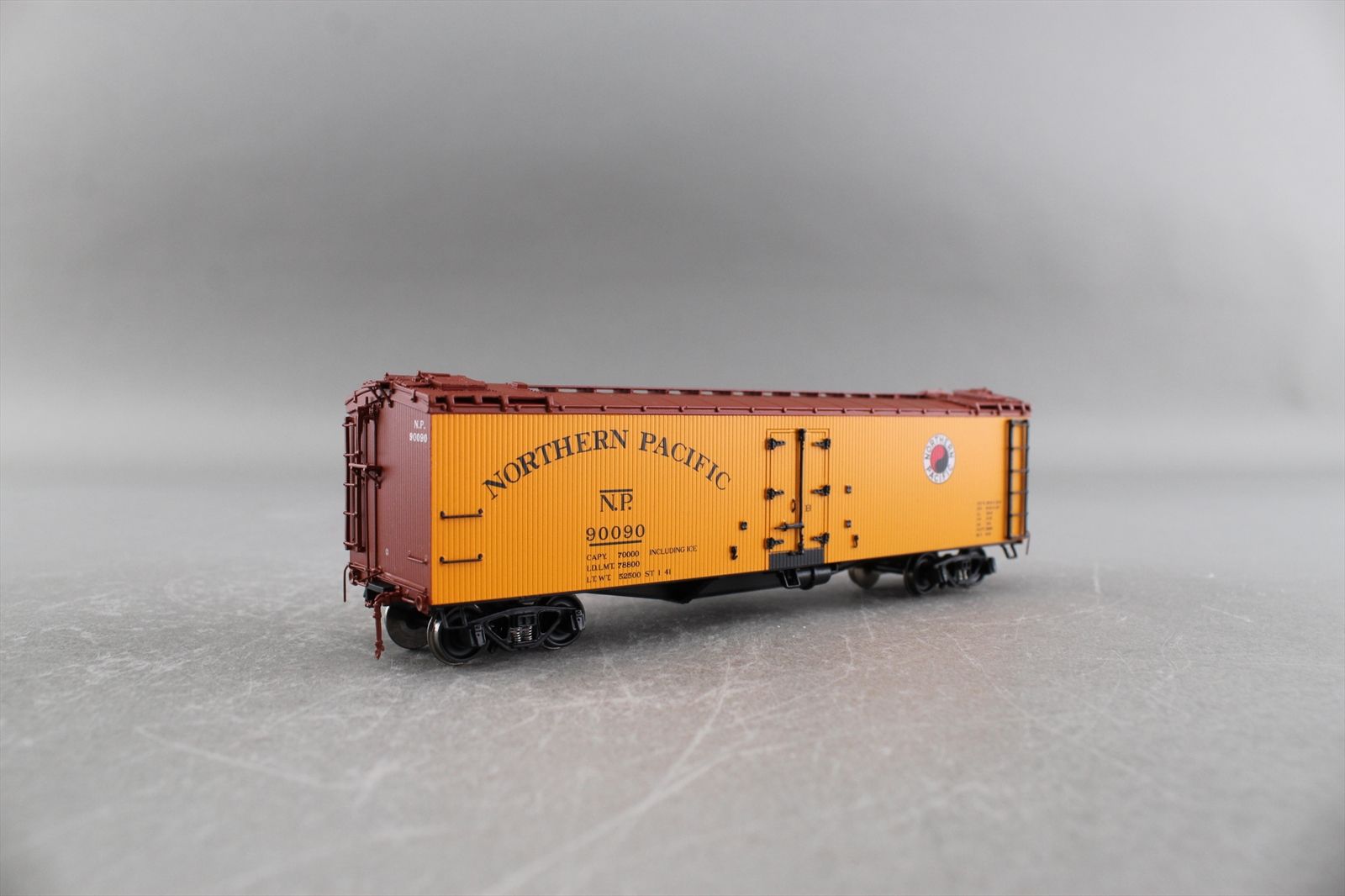 HO Brass Model - W&R Version 4 NP Northern Pacific Reefer Orange ...