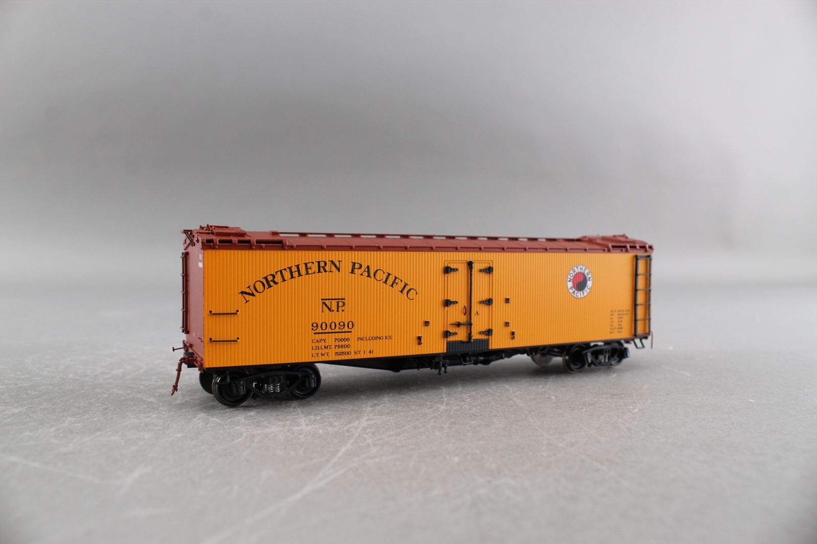 HO Brass Model - W&R Version 4 NP Northern Pacific Reefer Orange ...