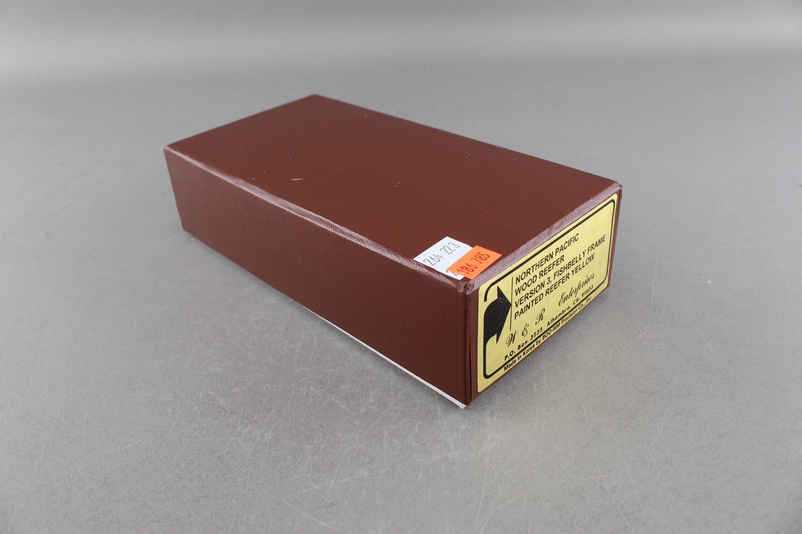 HO Brass Model - W&R Version 3 NP Northern Pacific Wood Reefer Yellow ...