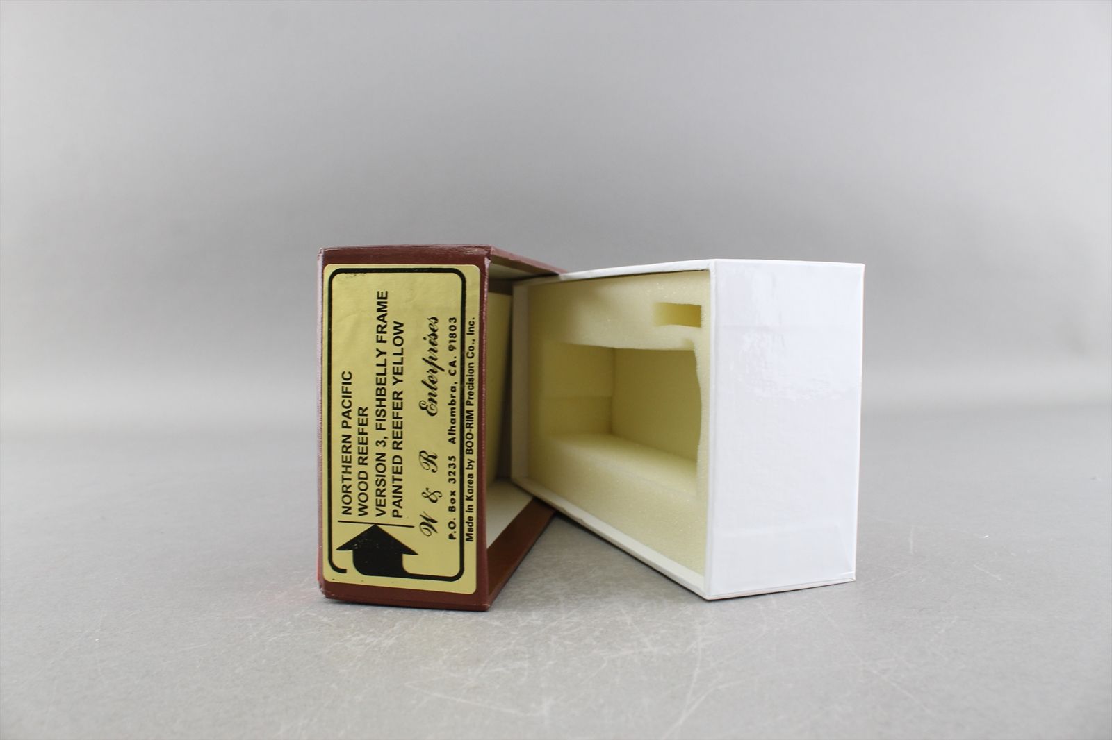 HO Brass Model - W&R Version 3 NP Northern Pacific Wood Reefer Yellow ...