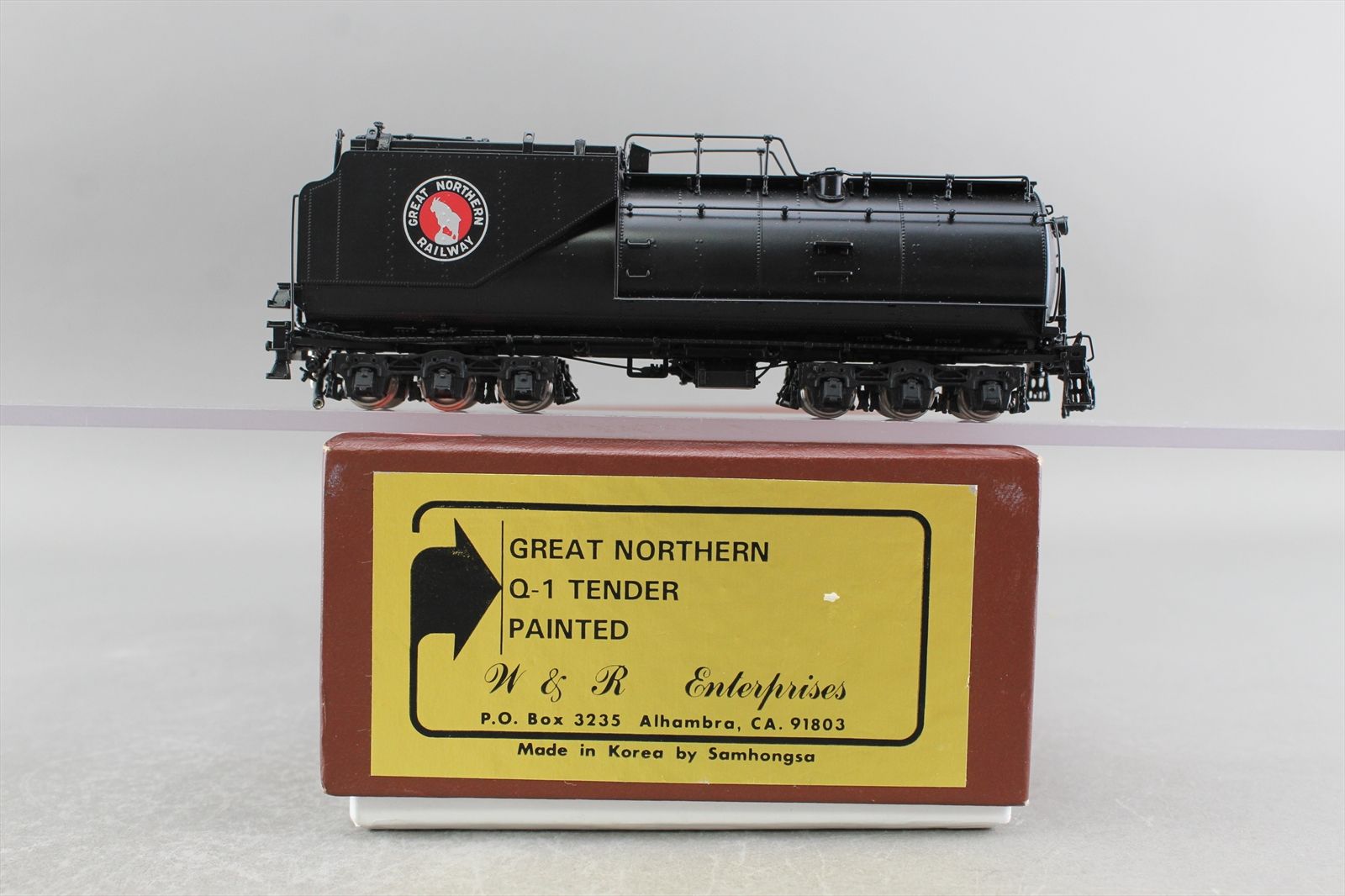 HO Brass Model - W&R GN Great Northern Q-1 Tender ONLY - F/P - 1993 Run ...