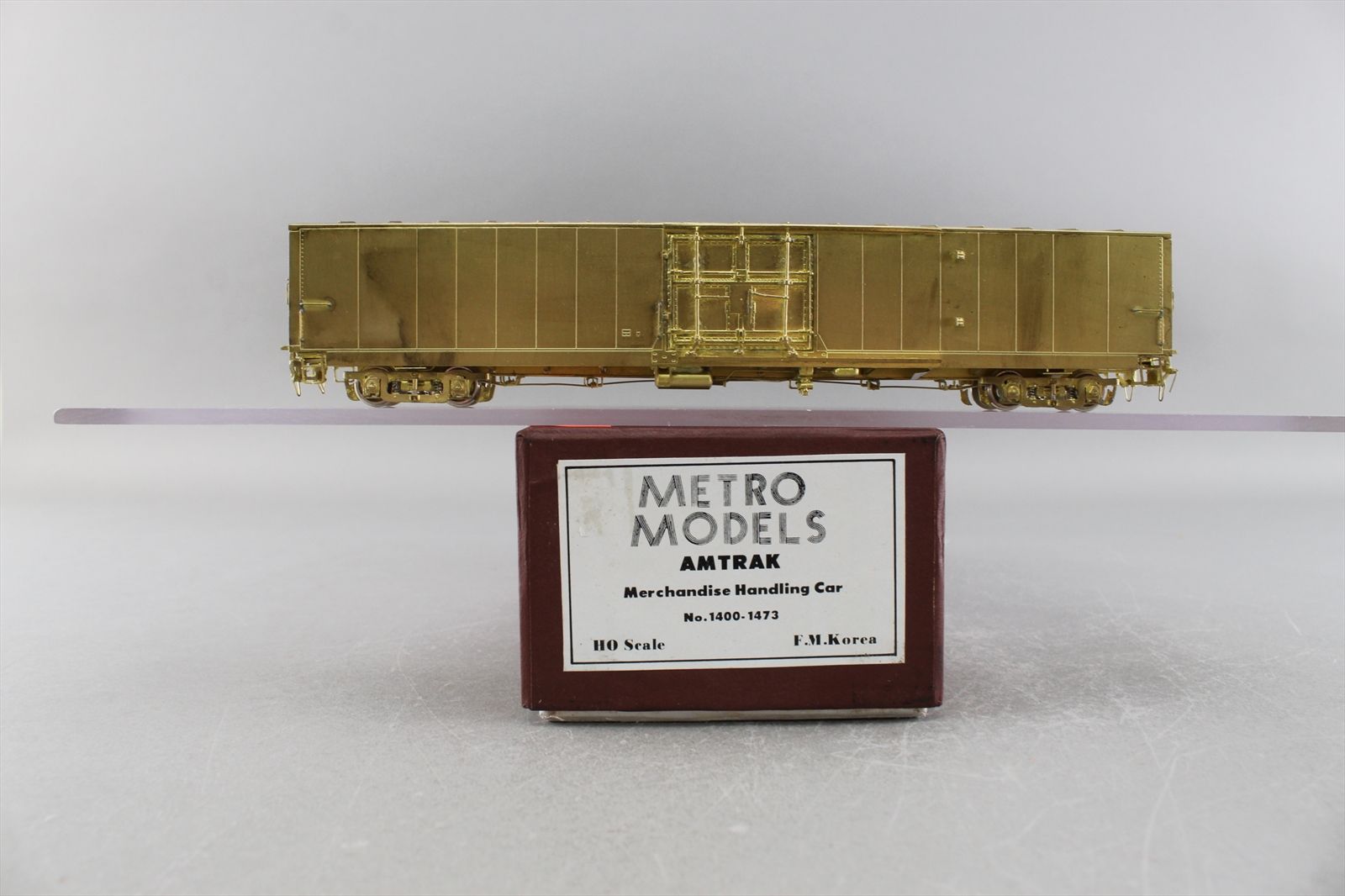 HO Brass Model - Metro Models Amtrak Merchandise Handling Car ...