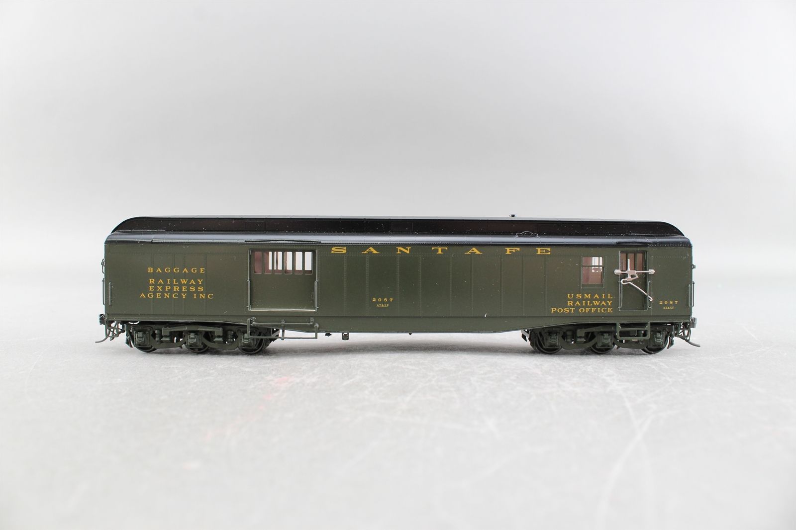 HO Brass Model - TCY 1293 AT&SF Santa Fe HW Baggage Express #2087 - F/P ...