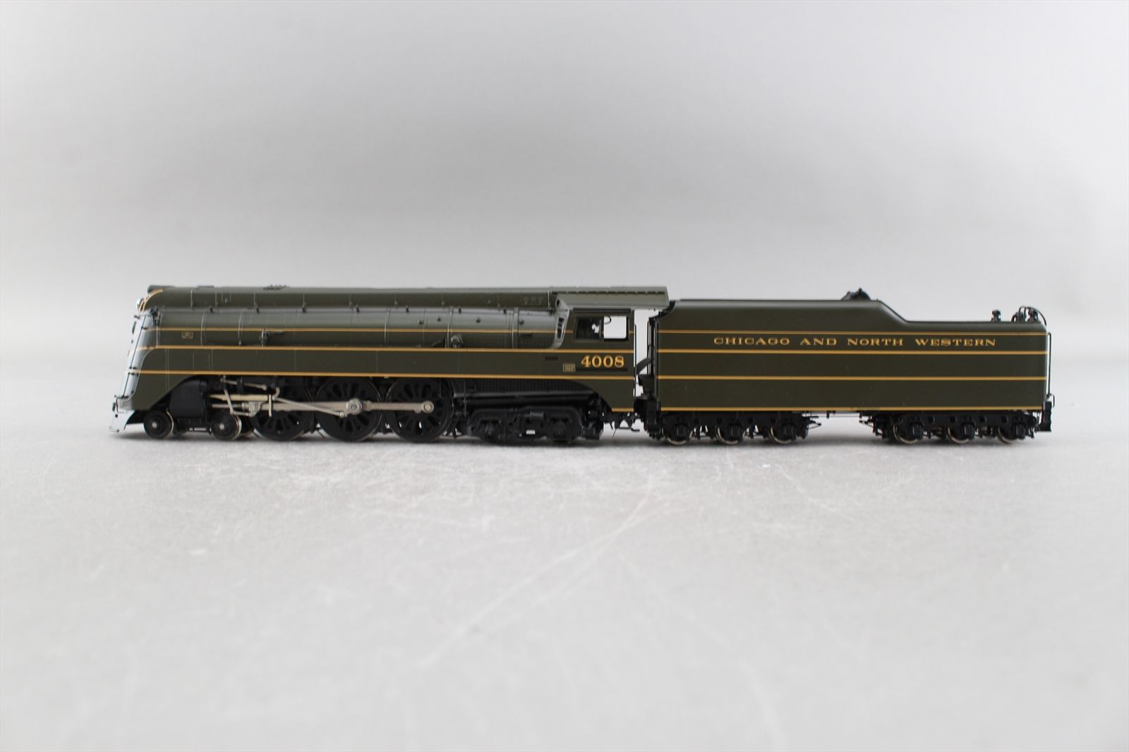 HO Brass Model - CIL 2270.1 C&NW Chicago & Northwestern Coal Streamlined 4-6-4 E-4 #4008 - F/P ...