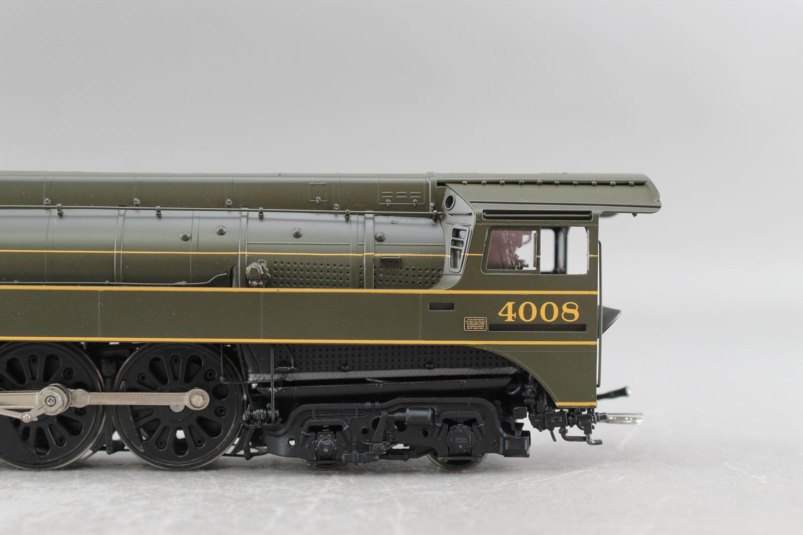 HO Brass Model - CIL 2270.1 C&NW Chicago & Northwestern Coal Streamlined 4-6-4 E-4 #4008 - F/P ...