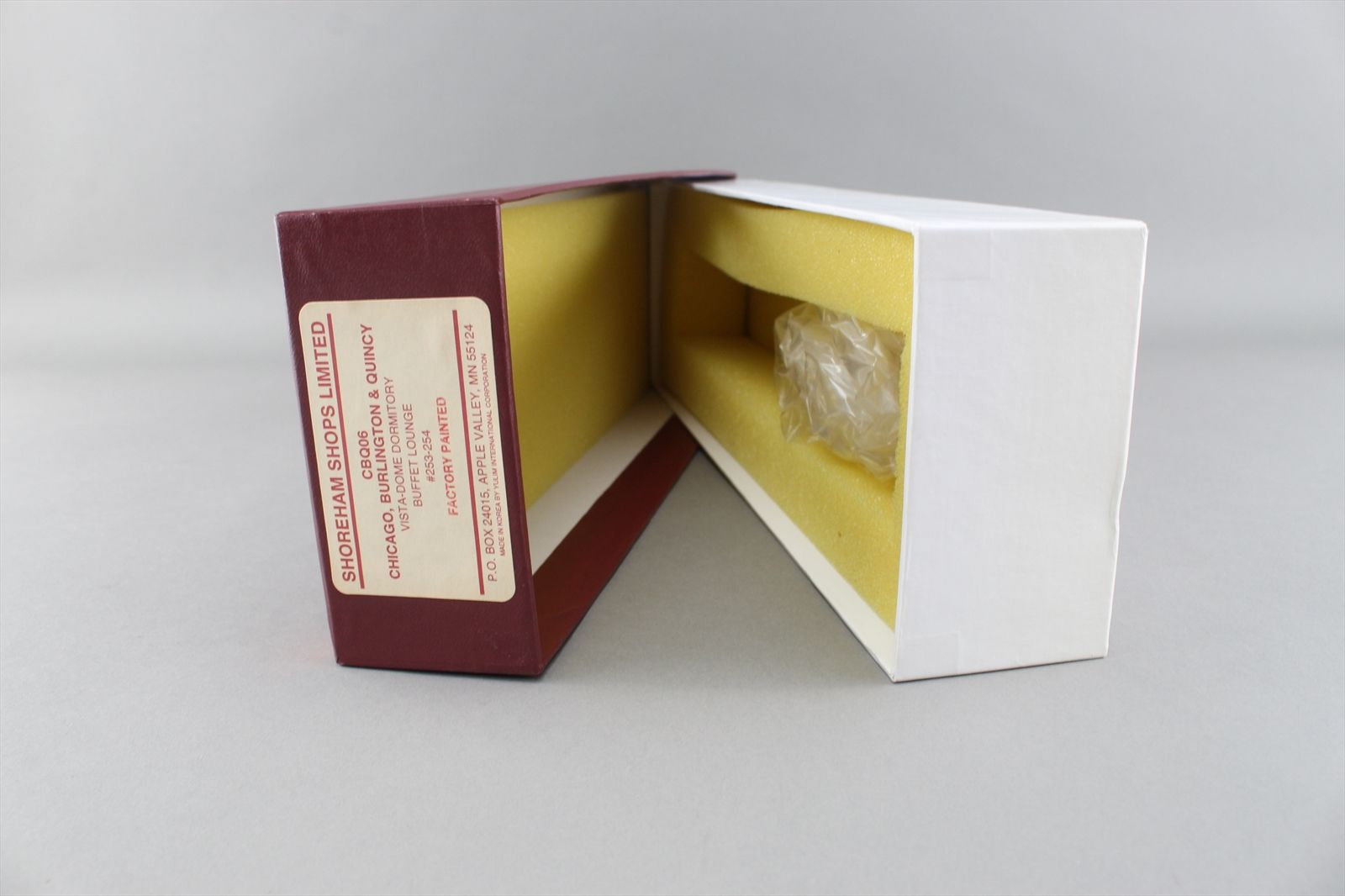 HO Brass Model - SSL CBQ06 CB&Q Burlington Vista Dome Dormitory Buffet ...