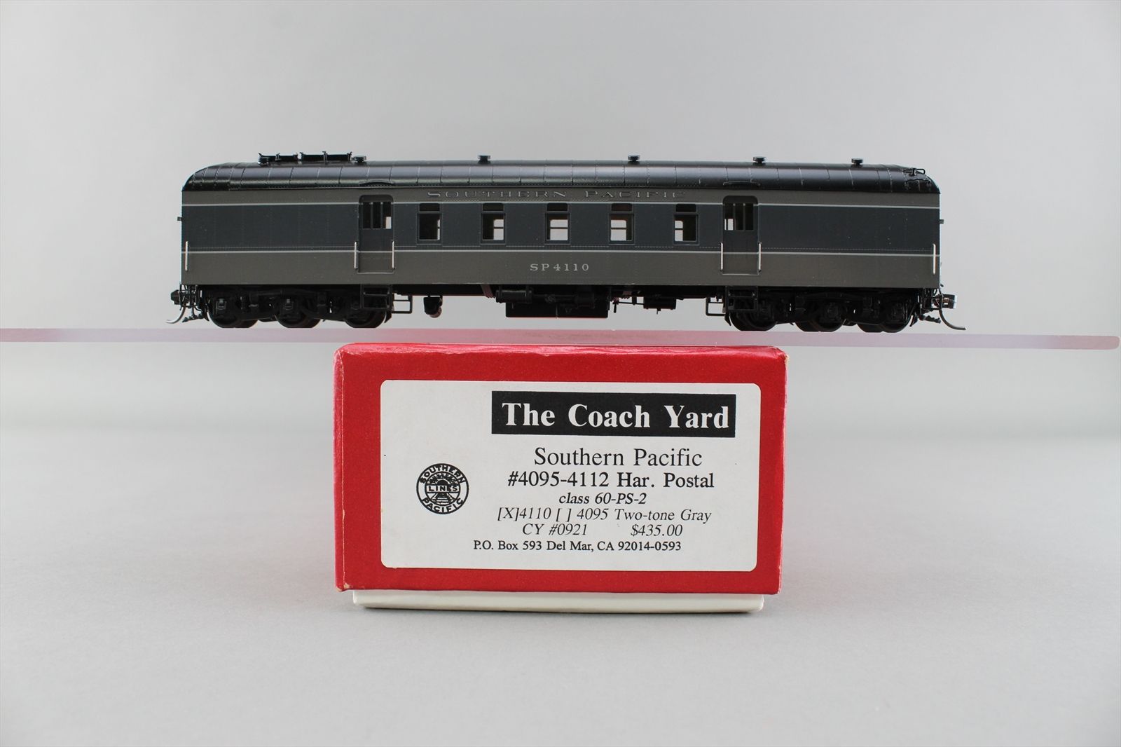 HO Brass Model - TCY 0921 SP Southern Pacific Harriman Postal 60-PS-2 ...