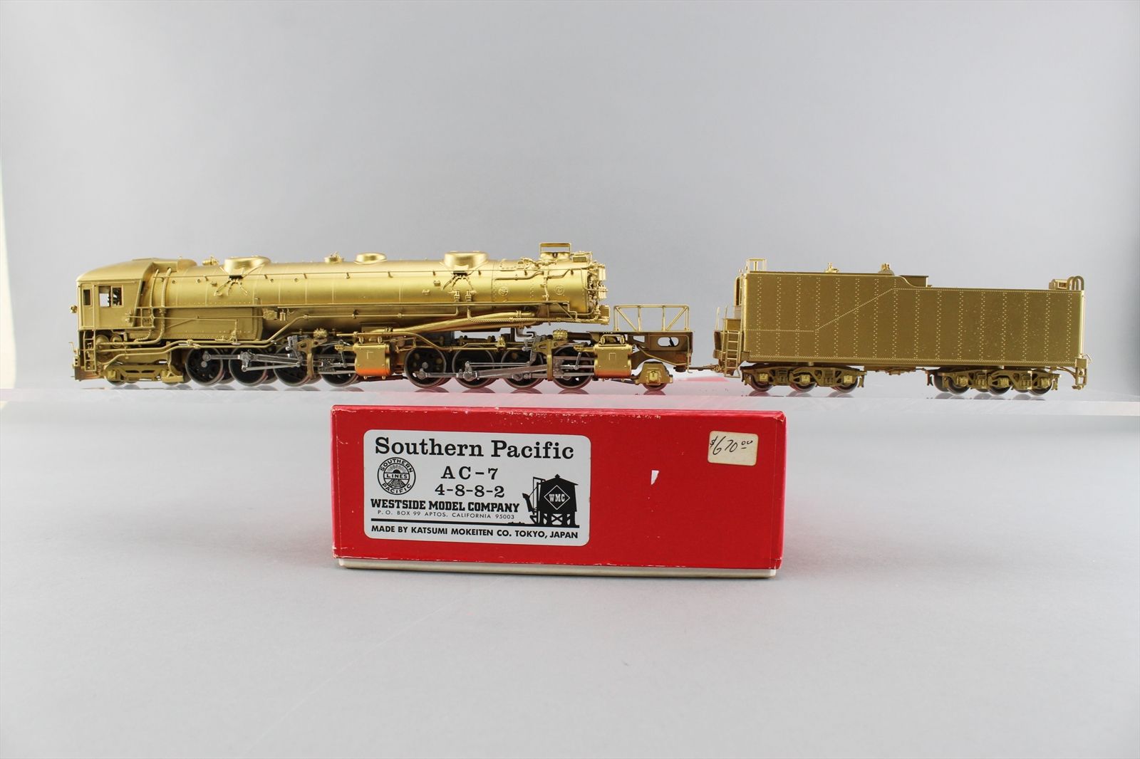 HO Brass Model - WMC SP Southern Pacific AC-7 Cab Forward 4-8-8-2 ...