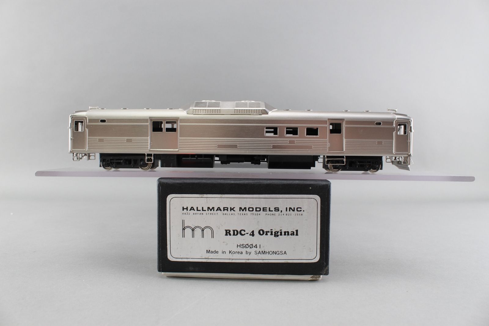 HO Brass Model - HM Hallmark HS0041 RDC-4 Rail Diesel Car Original - F ...